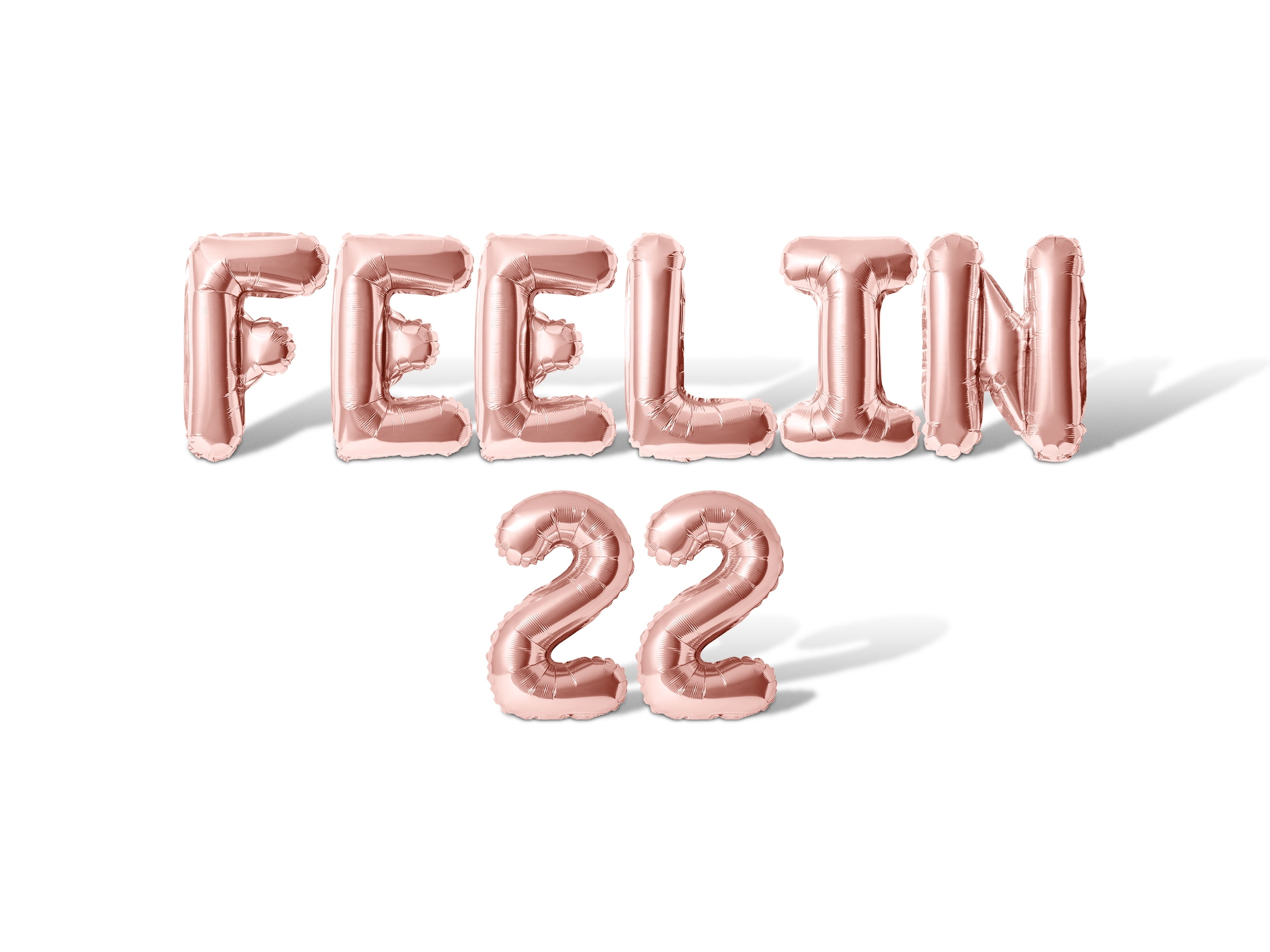 Letter Balloons - FEELIN 22 16" Inch Alphabet Letters Foil Mylar ...