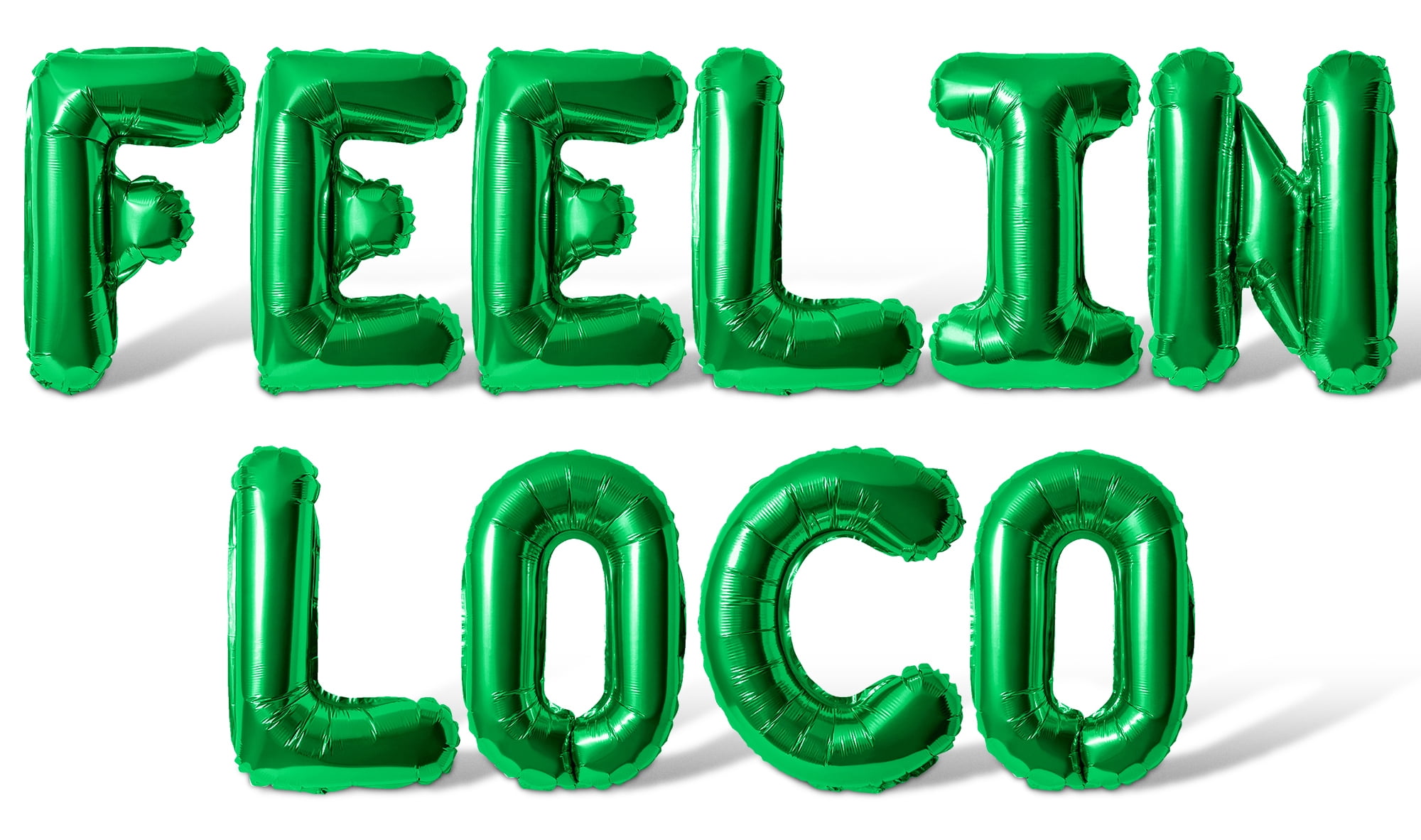 Letter Balloons - FEELIN LOCO 16" Inch Alphabet Letters Foil Mylar ...