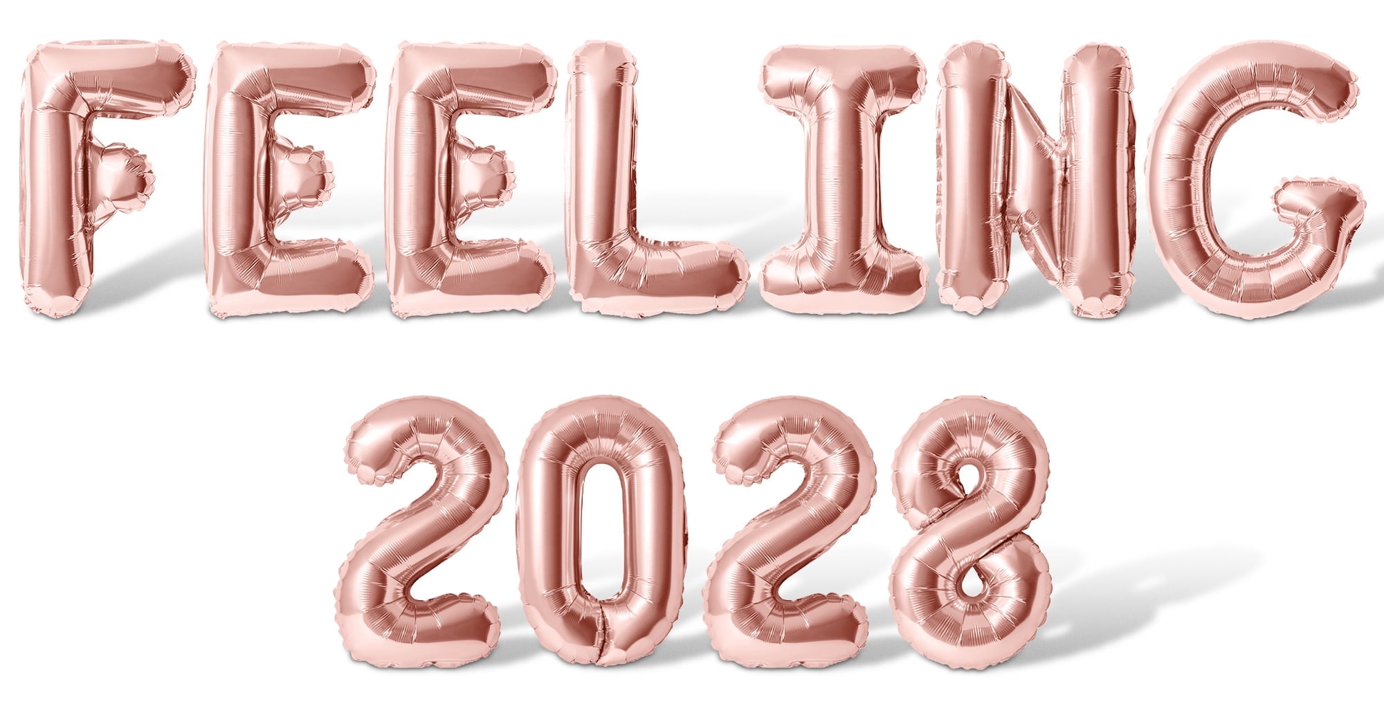 Letter Balloons - FEELING 2028 16" Inch Alphabet Letters Foil Mylar ...