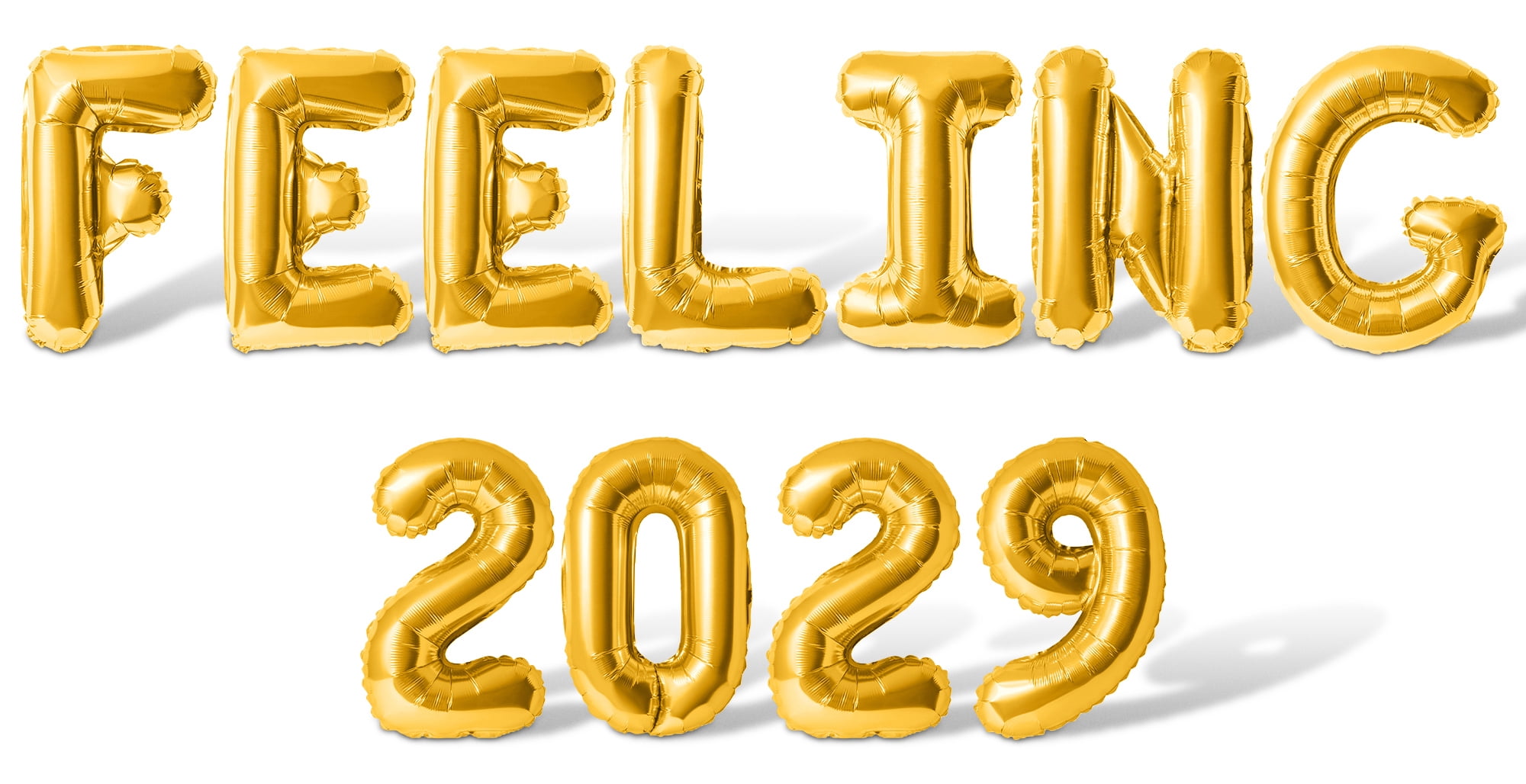 Letter Balloons - FEELING 2029 16" Inch Alphabet Letters Foil Mylar ...