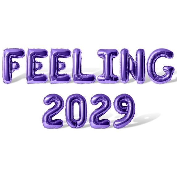 Letter Balloons - FEELING 2029 16" Inch Alphabet Letters Foil Mylar ...