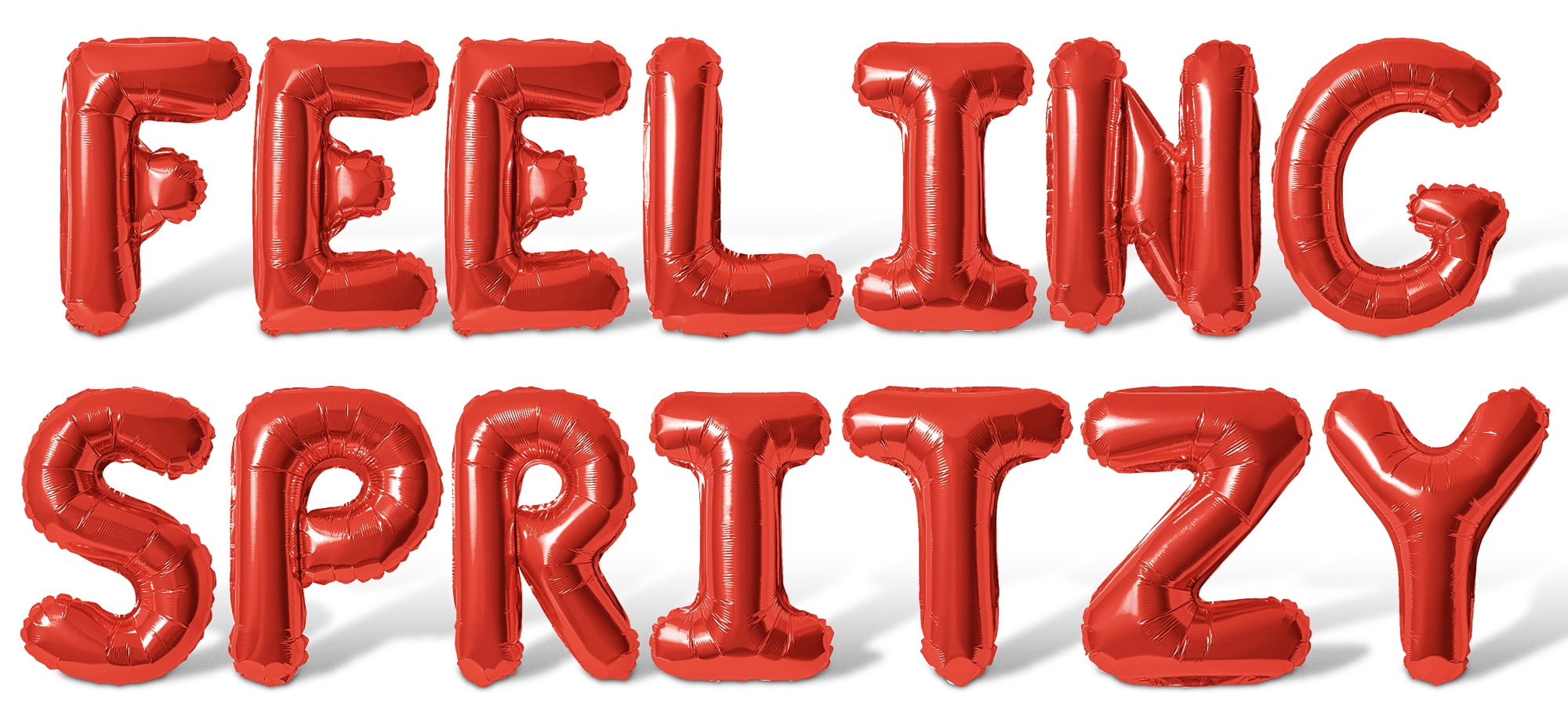 Letter Balloons - FEELING SPRITZY 16" Inch Alphabet Letters Foil Mylar ...