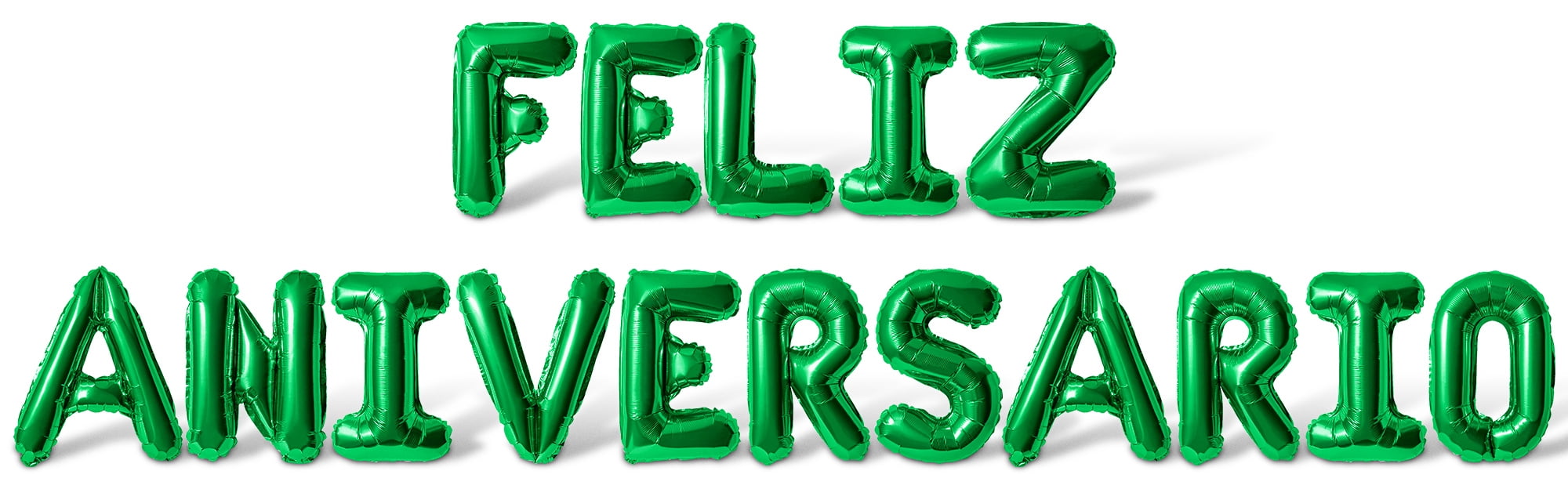 Letter Balloons - FELIZ ANIVERSARIO 16" Inch Alphabet Letters Foil ...