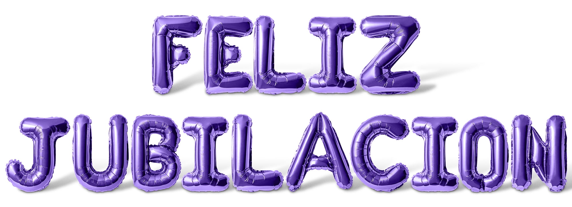 Letter Balloons - FELIZ JUBILACION 16" Inch Alphabet Letters Foil Mylar ...