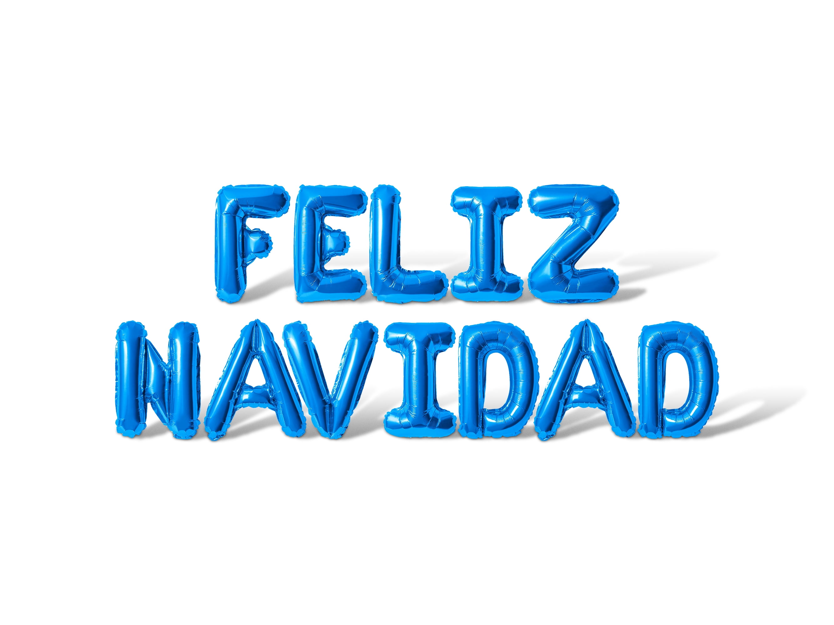 Letter Balloons - FELIZ NAVIDAD 16" Inch Alphabet Letters Foil Mylar ...