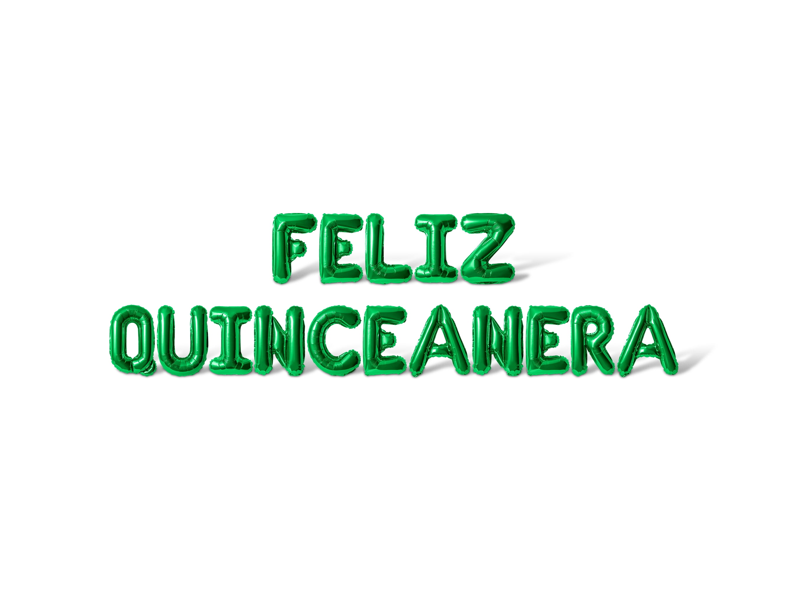 Letter Balloons - FELIZ QUINCEANERA 16" Inch Alphabet Letters Foil ...