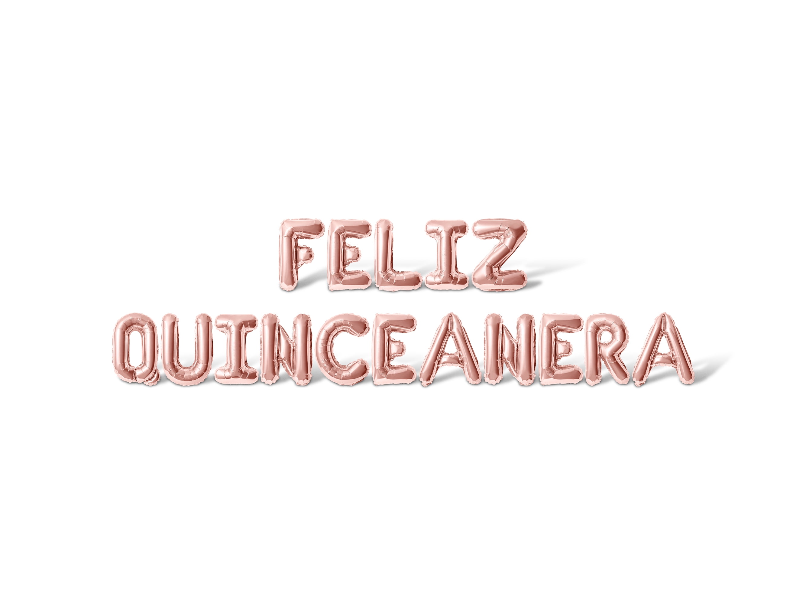 Letter Balloons - FELIZ QUINCEANERA 16" Inch Alphabet Letters Foil ...