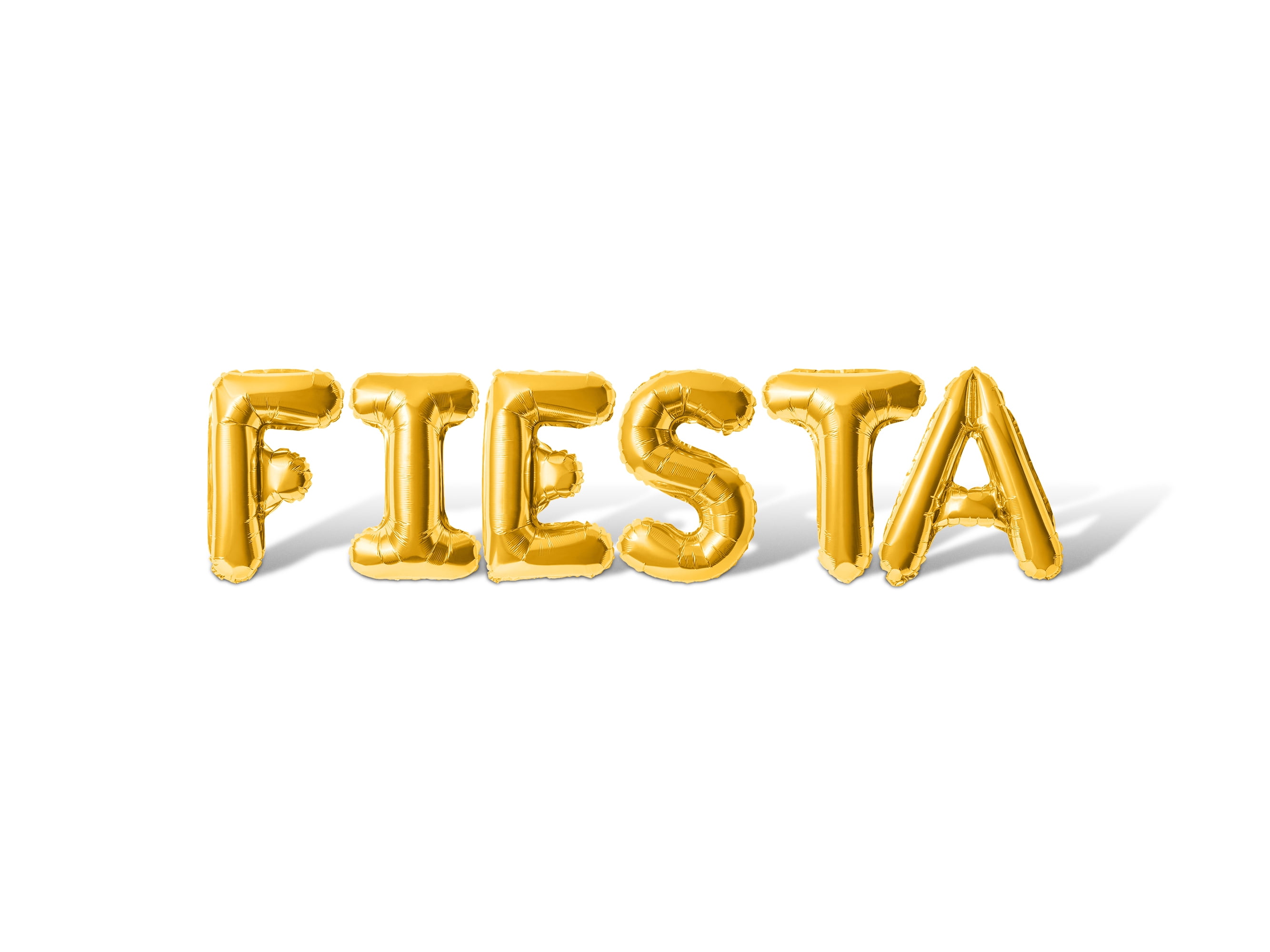 Letter Balloons - FIESTA 16" Inch Alphabet Letters Foil Mylar Balloon ...