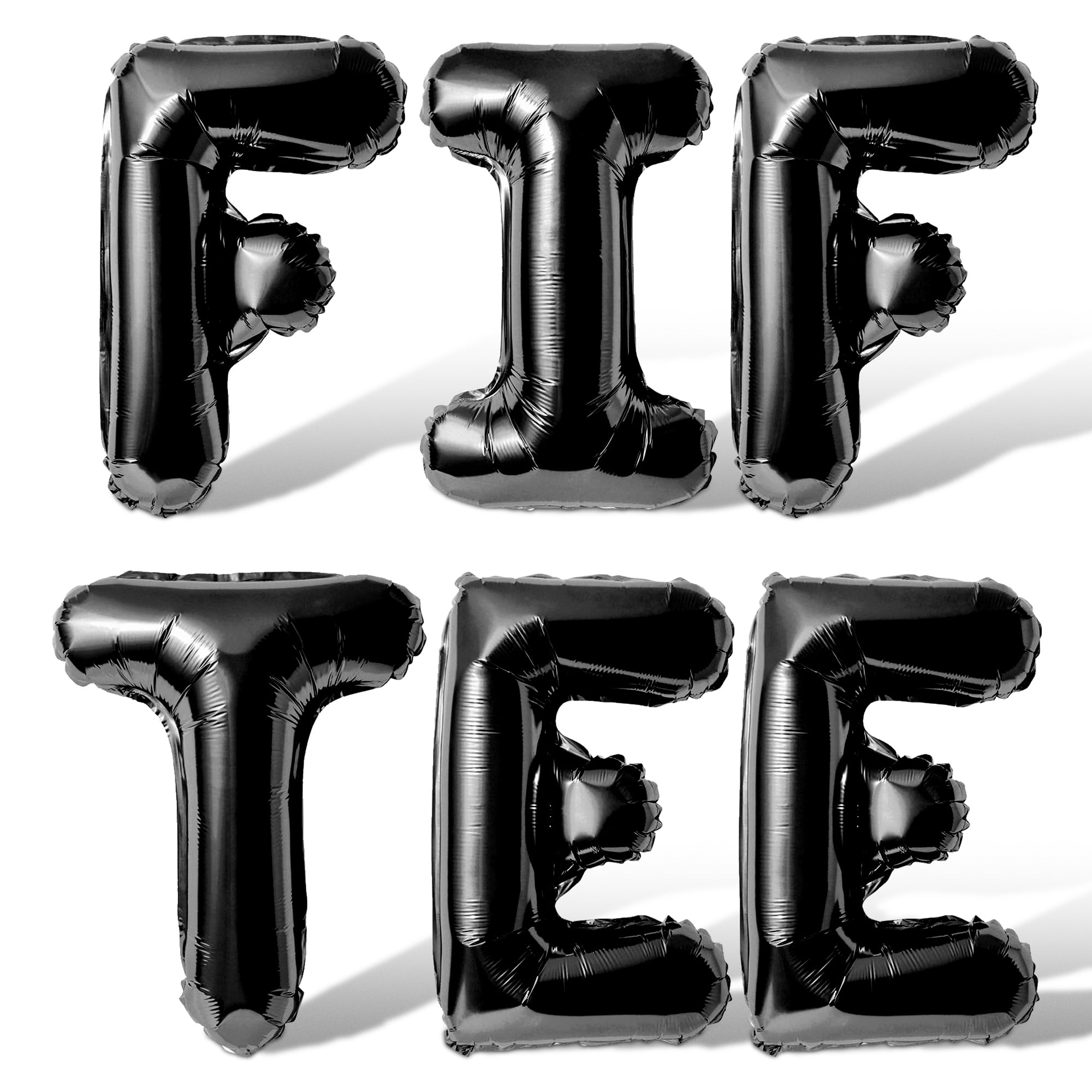 Letter Balloons - FIF TEE 16" Inch Alphabet Letters Foil Mylar Balloon ...