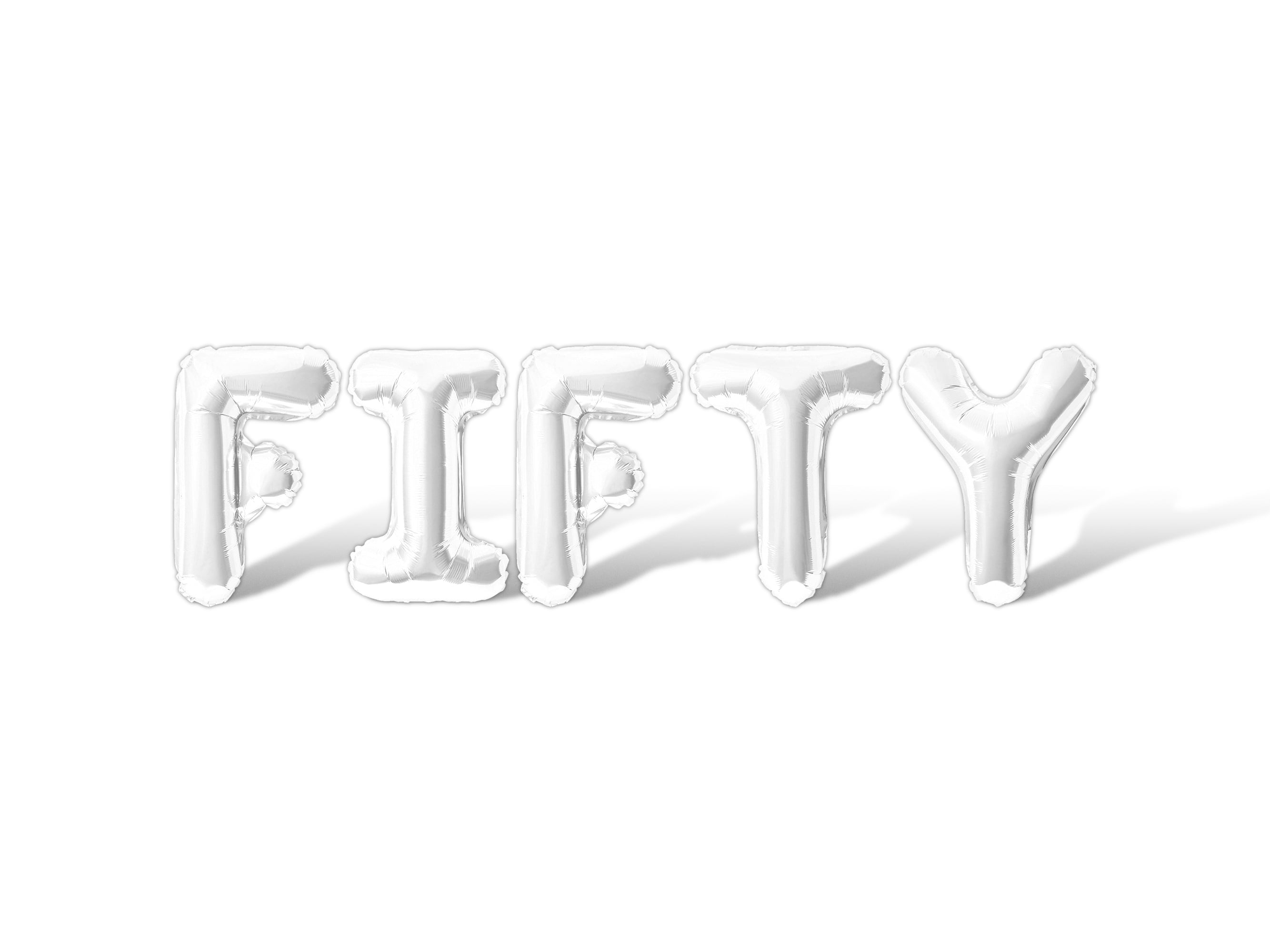 Letter Balloons - FIFTY 16" Inch Alphabet Letters Foil Mylar Balloon ...