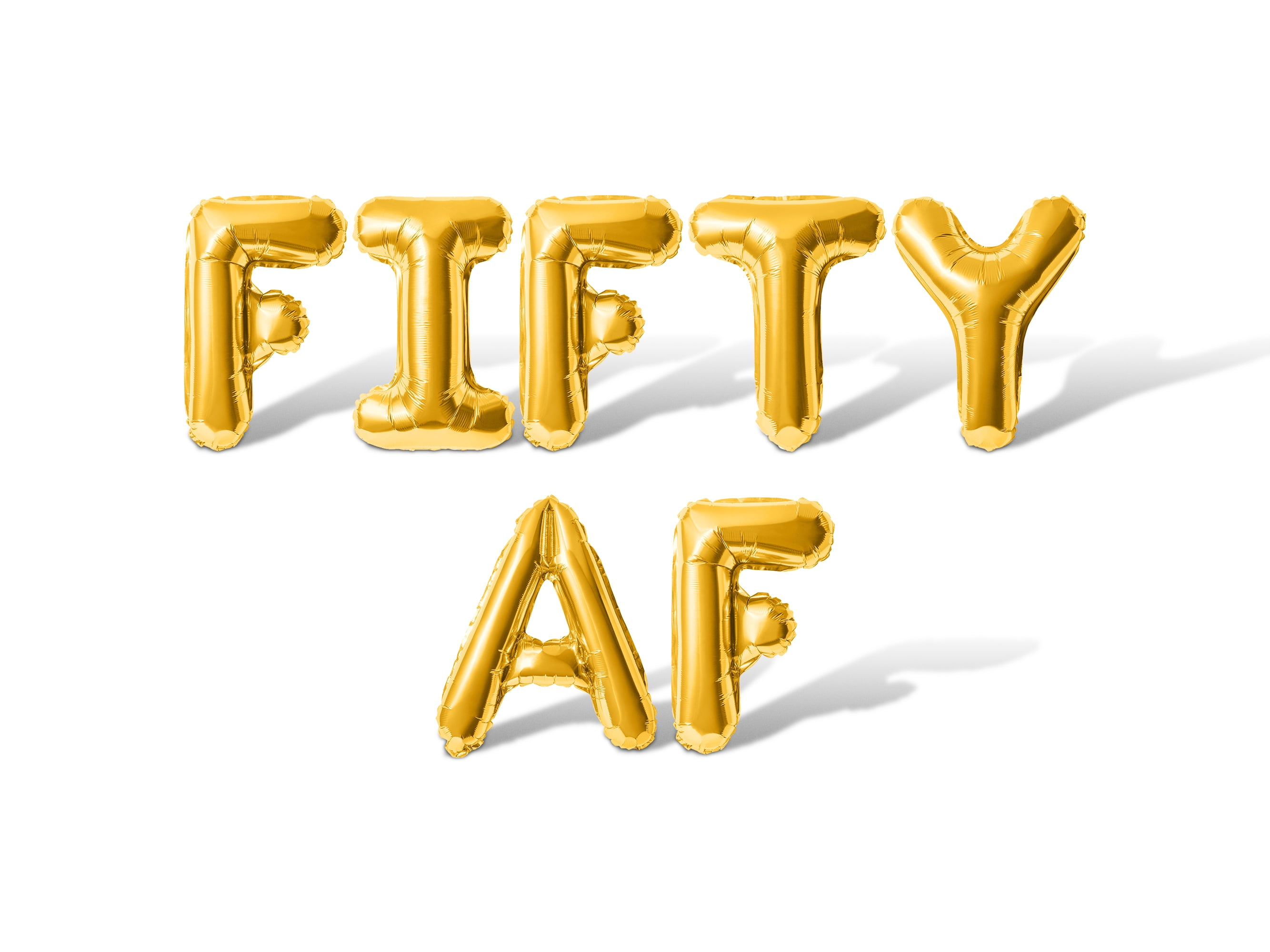 Letter Balloons - FIFTY AF 16" Inch Alphabet Letters Foil Mylar Balloon ...