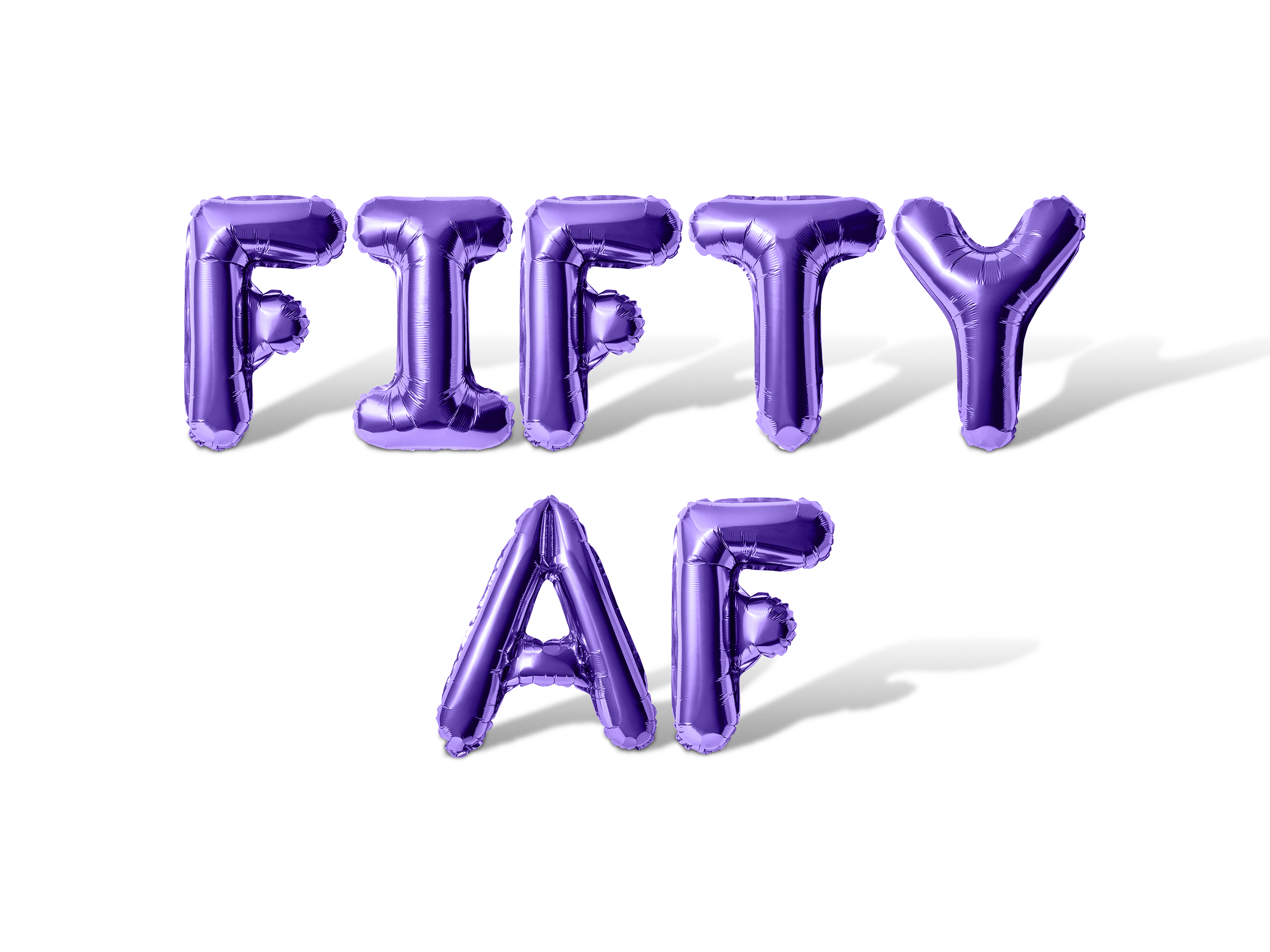 Letter Balloons - FIFTY AF 16" Inch Alphabet Letters Foil Mylar Balloon ...