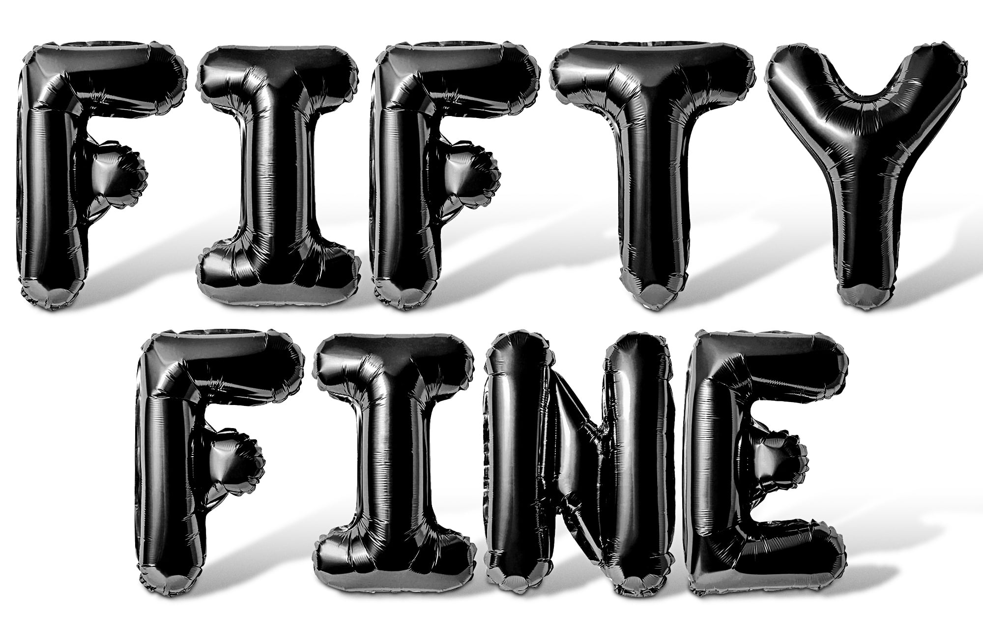 Letter Balloons - FIFTY FINE 16" Inch Alphabet Letters Foil Mylar ...