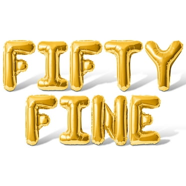 Letter Balloons - OH FLOCK IM 50 16" Inch Alphabet Letters Foil Mylar ...