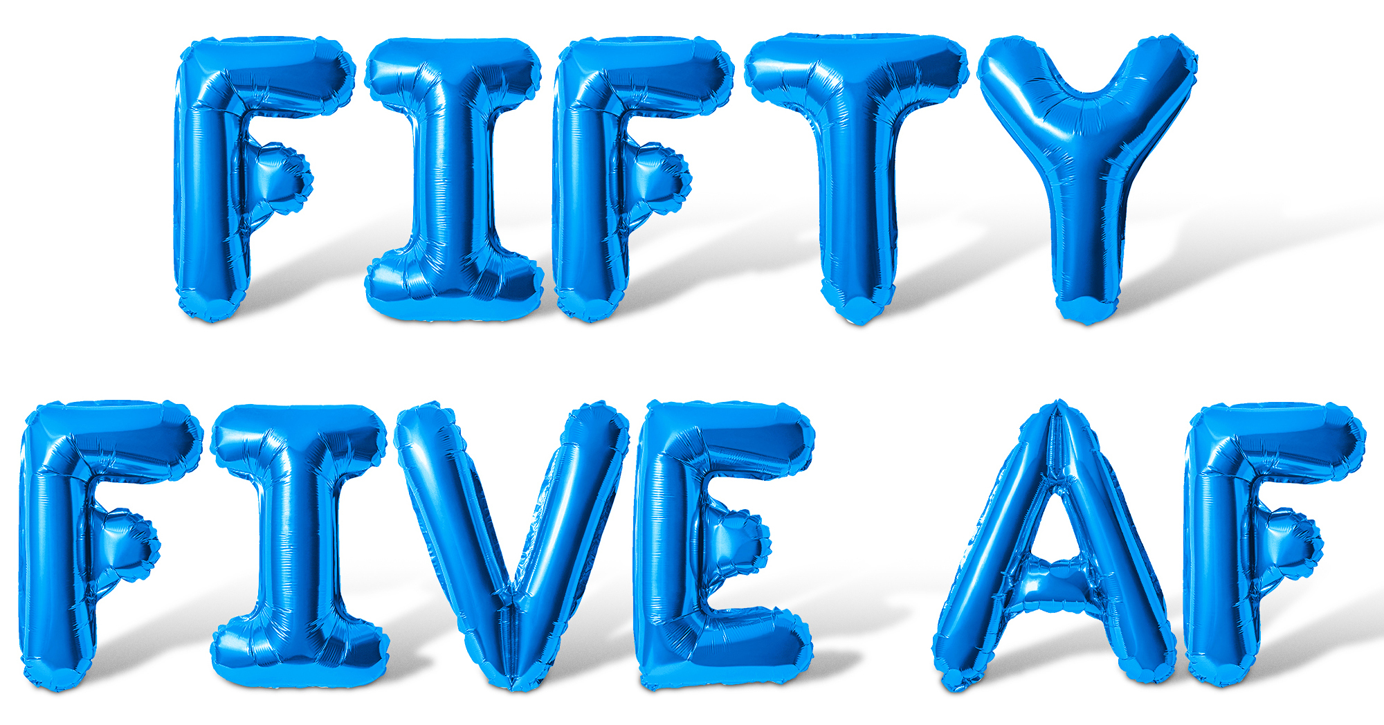 Letter Balloons - FIFTY FIVE AF 16" Inch Alphabet Letters Foil Mylar ...