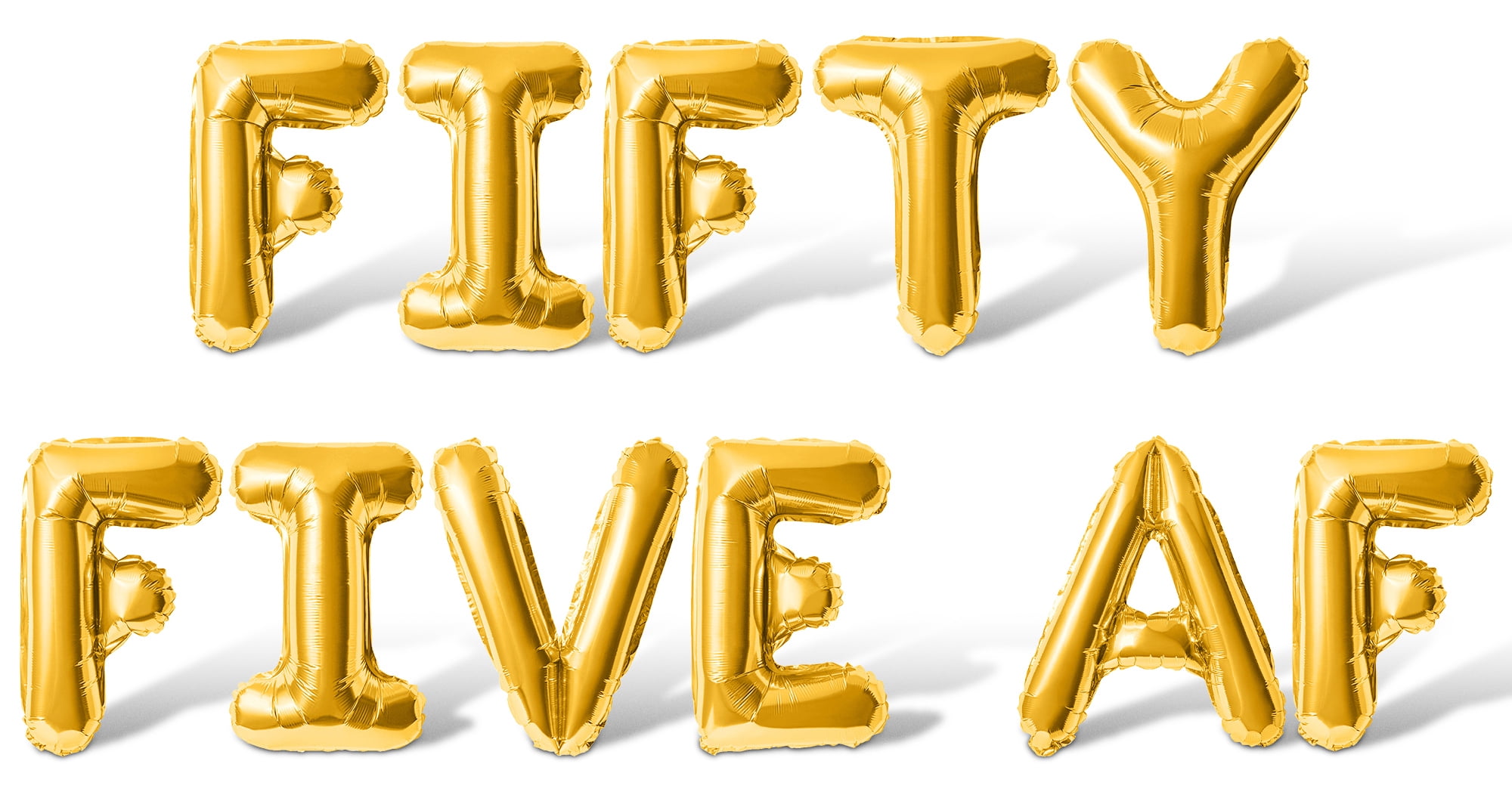 Letter Balloons - FIFTY FIVE AF 16" Inch Alphabet Letters Foil Mylar ...