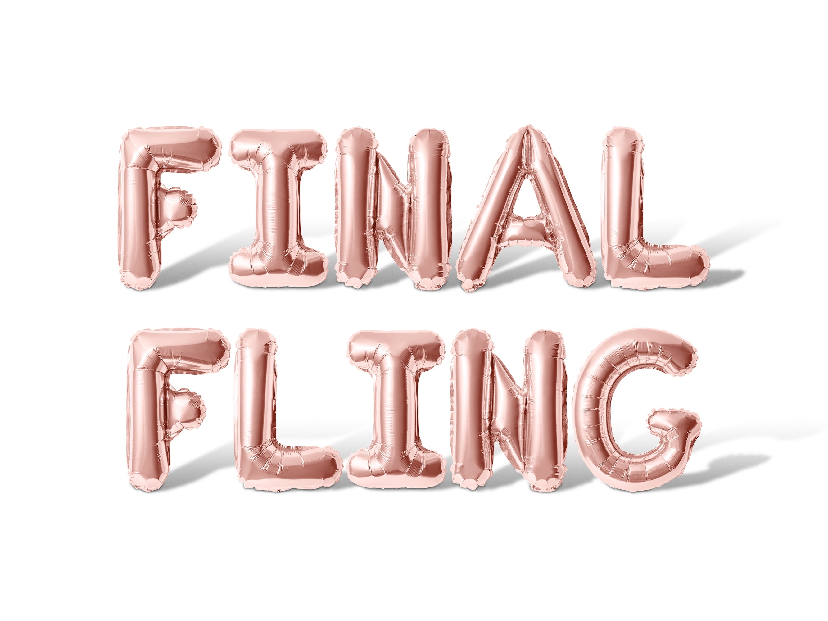 Letter Balloons - FINAL FLING 16" Inch Alphabet Letters Foil Mylar ...