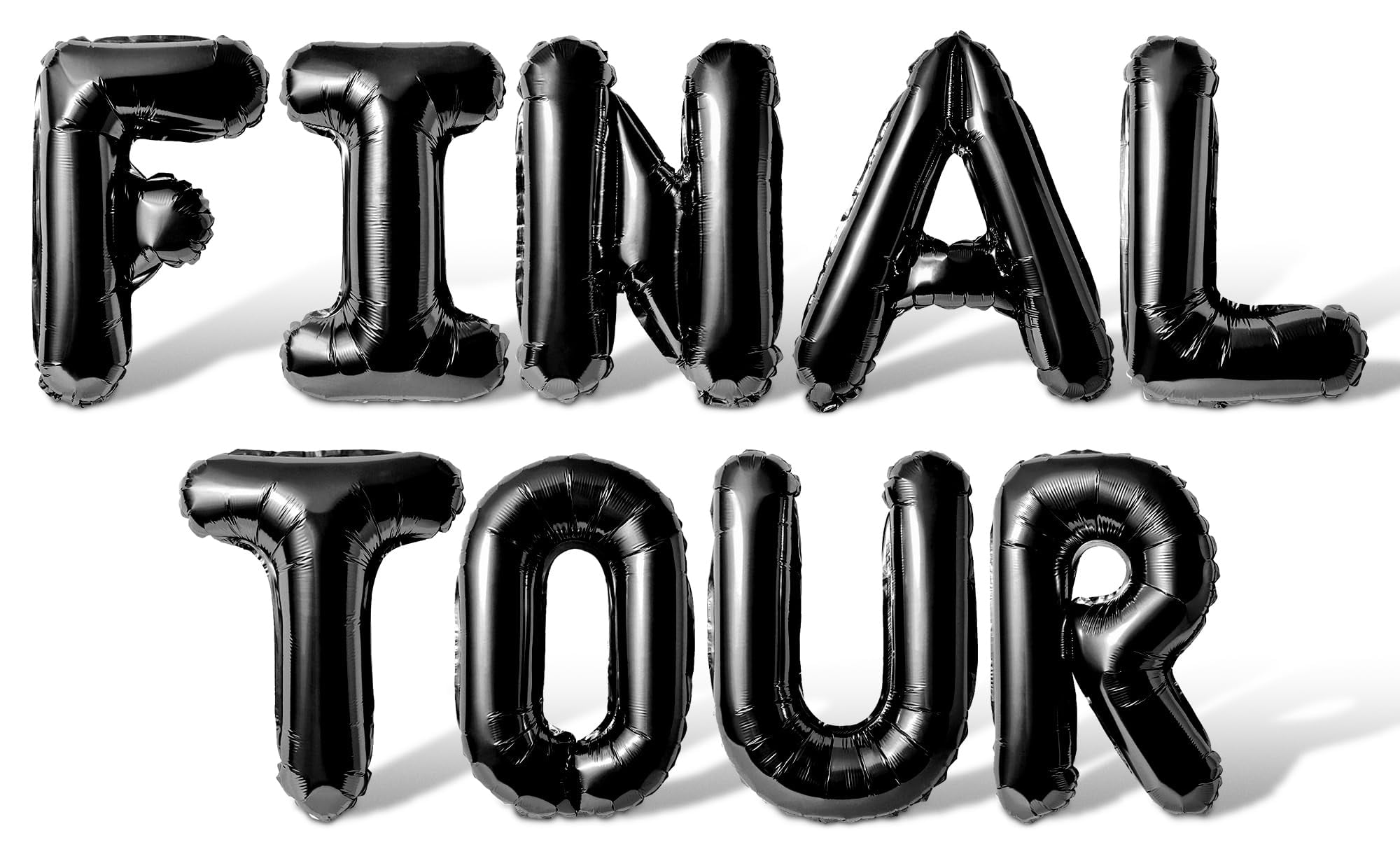 Letter Balloons - FINAL MSF2 TOUR 16" Inch Alphabet Letters Foil Mylar ...
