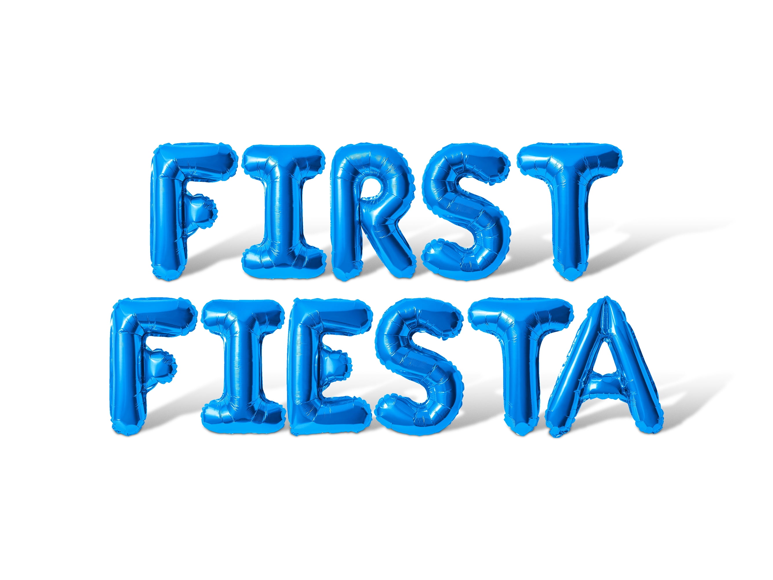 Letter Balloons - FIRST FIESTA 16" Inch Alphabet Letters Foil Mylar ...