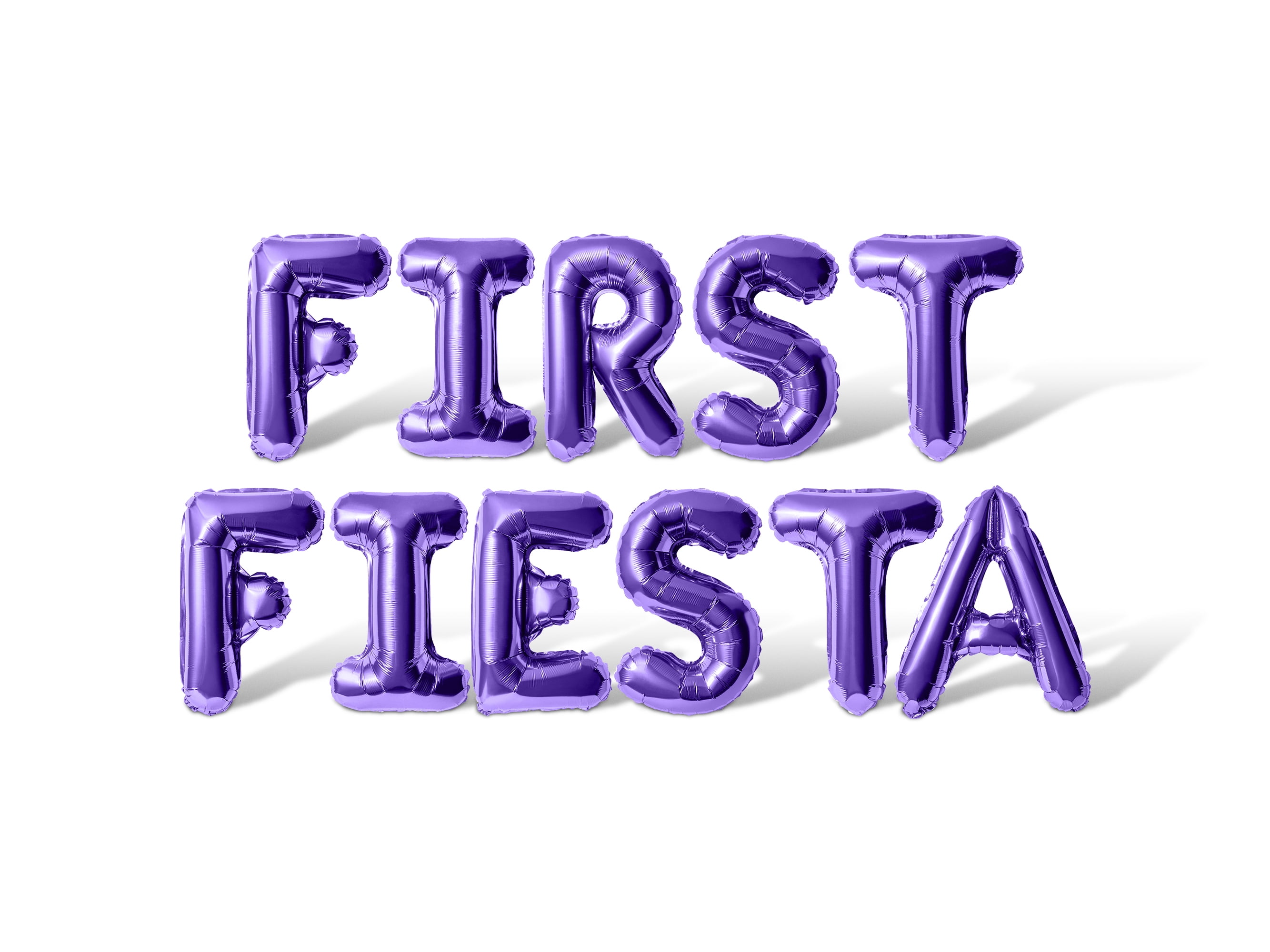 Letter Balloons - FIRST FIESTA 16" Inch Alphabet Letters Foil Mylar ...
