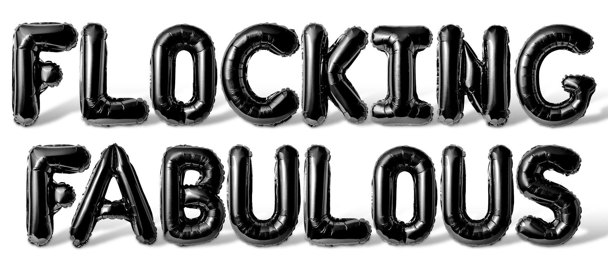 Letter Balloons - FLOCKING FABULOUS 16" Inch Alphabet Letters Foil ...