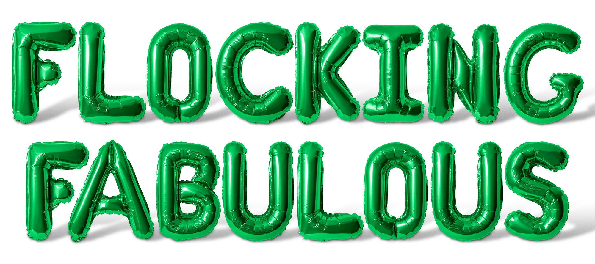 Letter Balloons - FLOCKING FABULOUS 16" Inch Alphabet Letters Foil ...