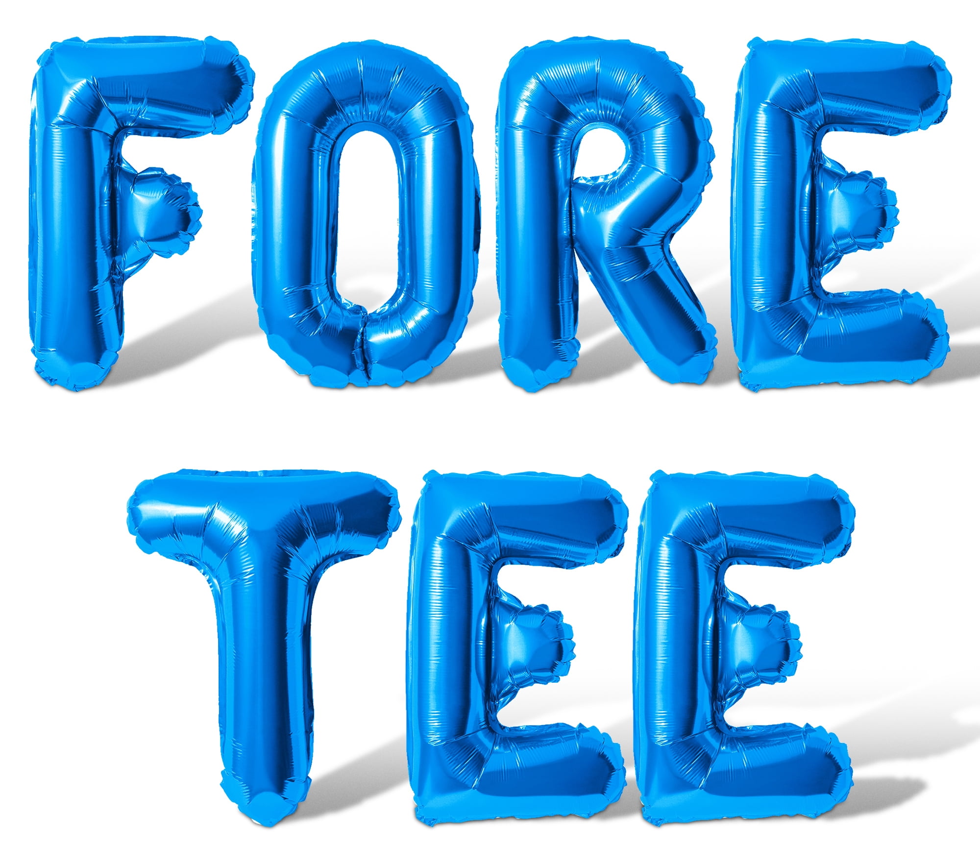 Letter Balloons - FORE TEE 16" Inch Alphabet Letters Foil Mylar Balloon ...