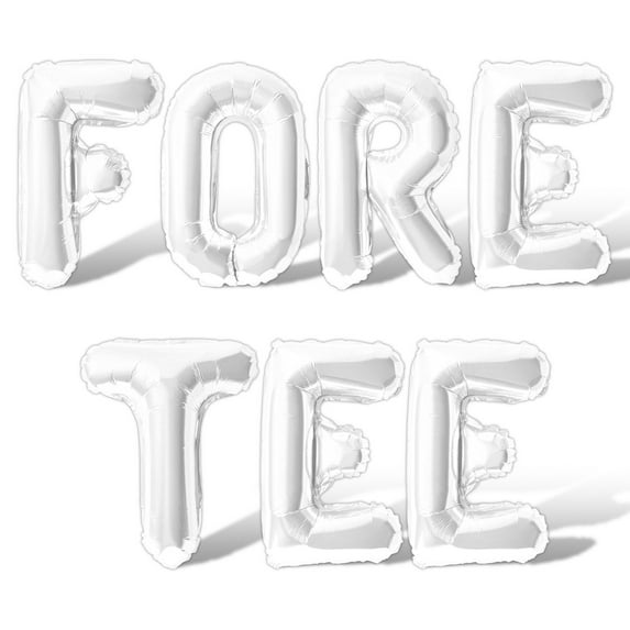 Letter Balloons - FORE TEE 16" Inch Alphabet Letters Foil Mylar Balloon ...
