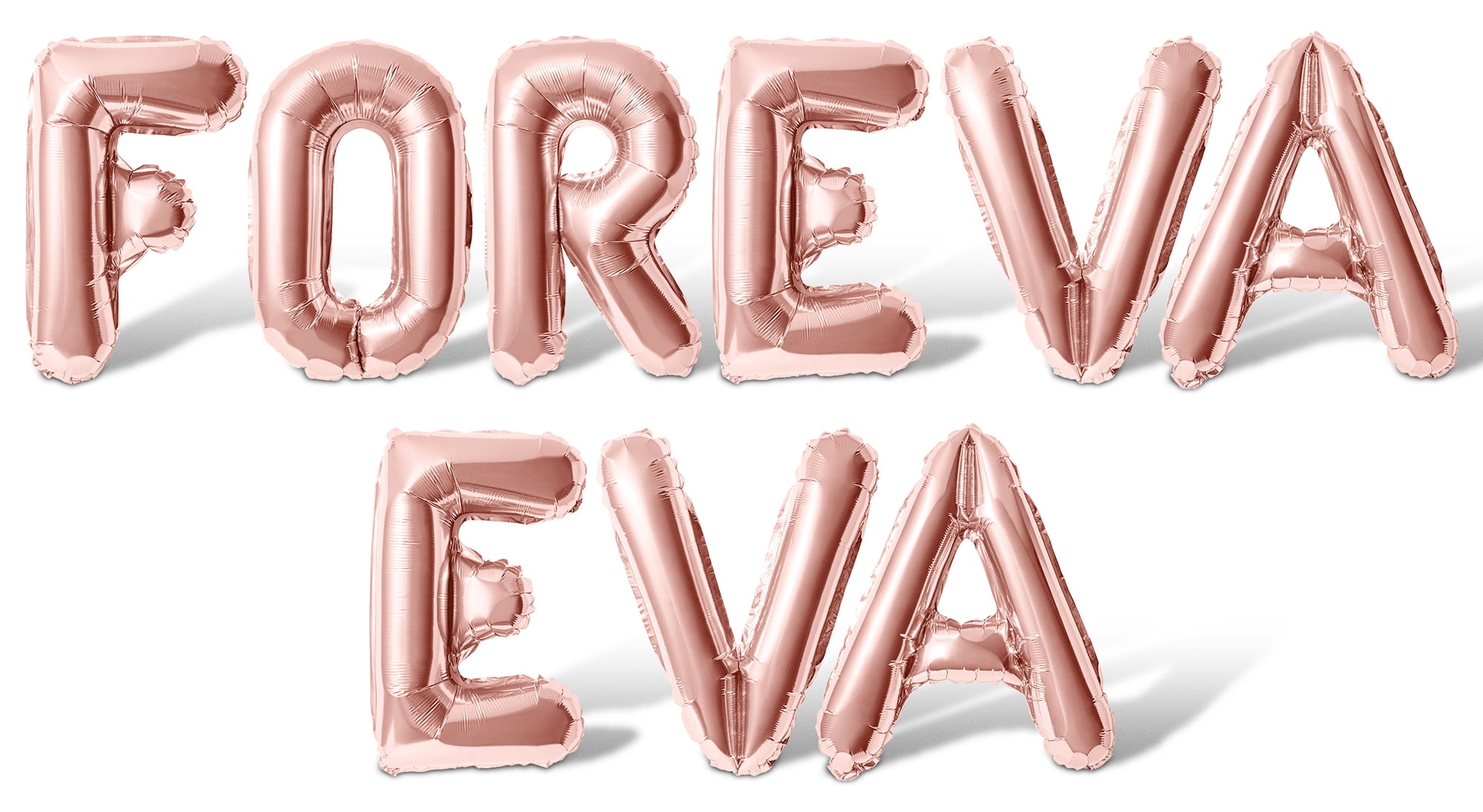 Letter Balloons - FOREVA EVA 16" Inch Alphabet Letters Foil Mylar ...