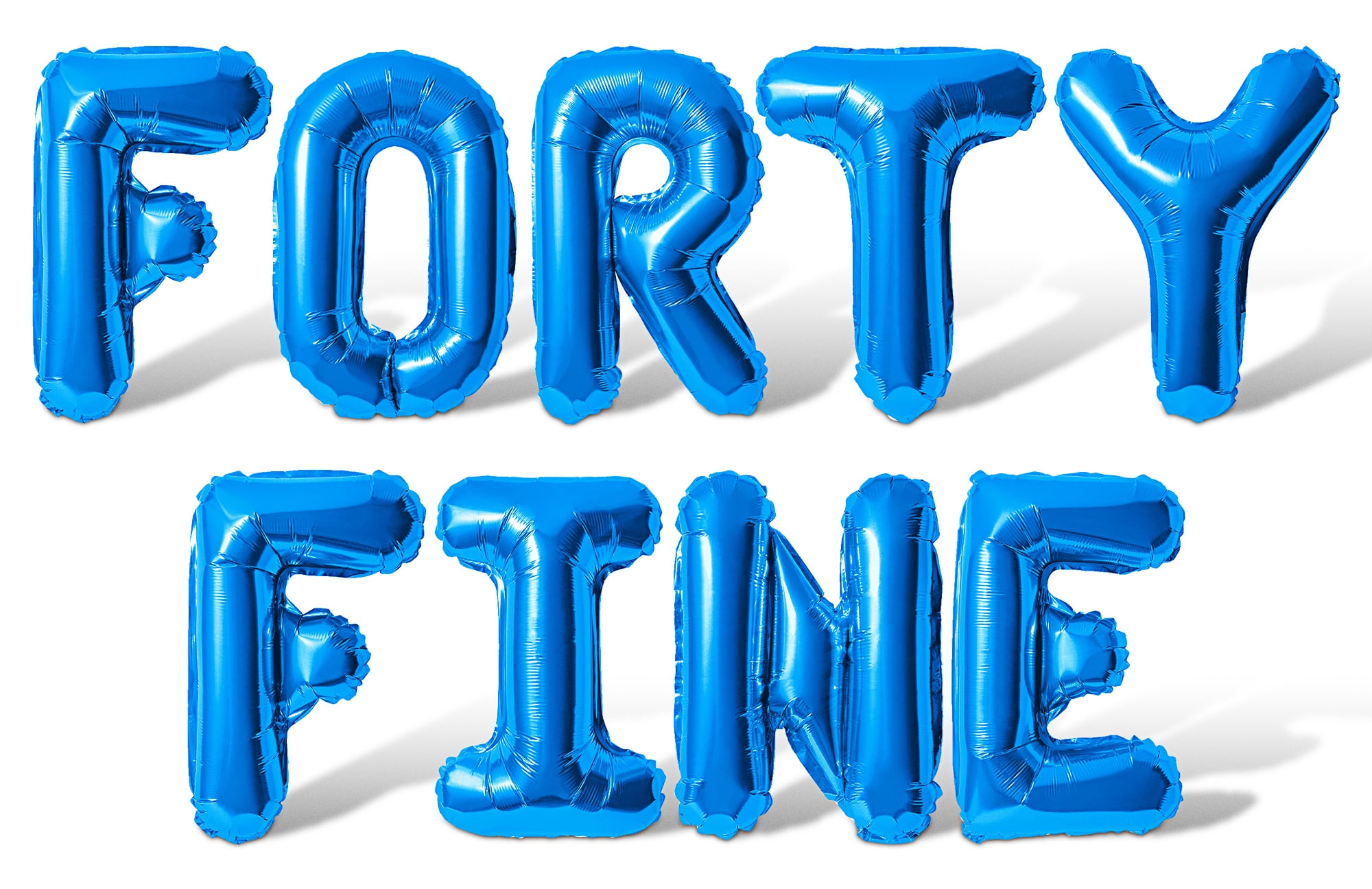 Letter Balloons - FORTY FINE 16" Inch Alphabet Letters Foil Mylar ...