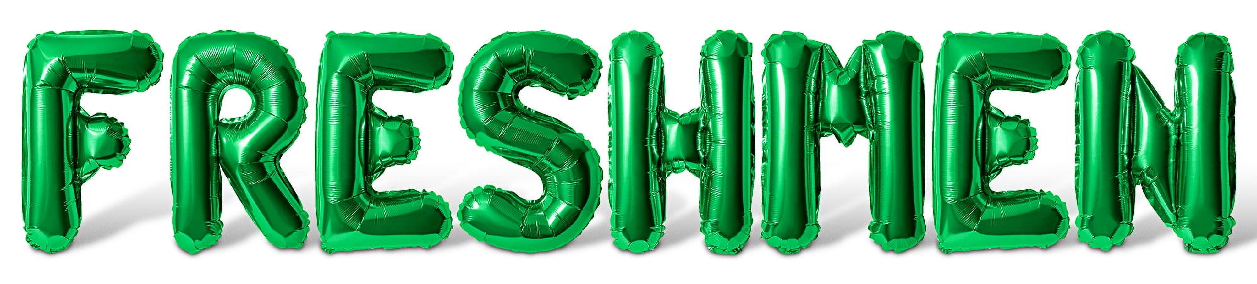 Letter Balloons - FRESHMEN 16" Inch Alphabet Letters Foil Mylar Balloon ...