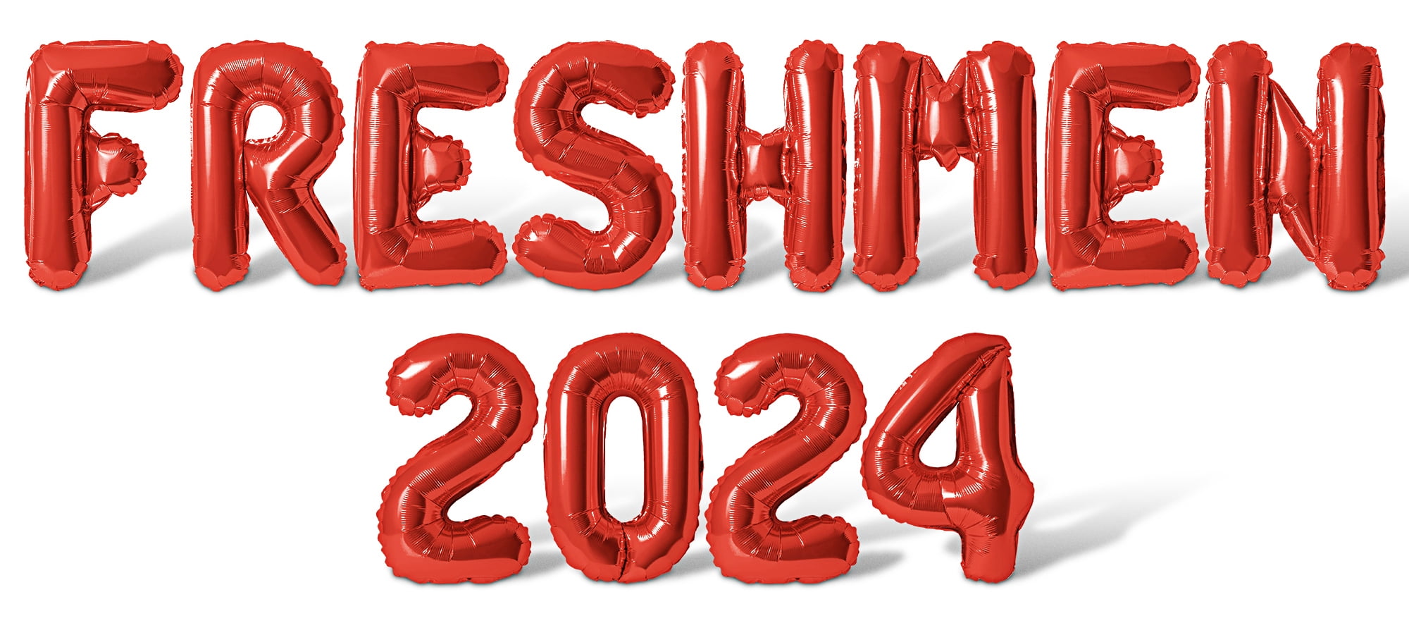 Letter Balloons - FRESHMEN 2024 16" Inch Alphabet Letters Foil Mylar ...