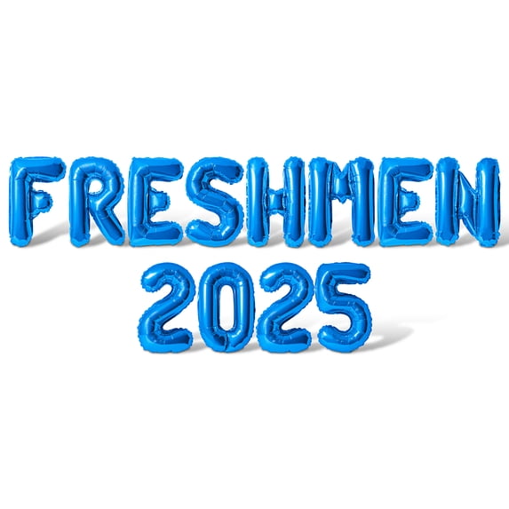 Letter Balloons - FRESHMEN 2025 16" Inch Alphabet Letters Foil Mylar ...
