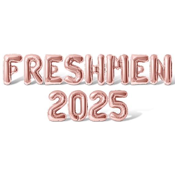 Letter Balloons - FRESHMEN 2025 16" Inch Alphabet Letters Foil Mylar ...
