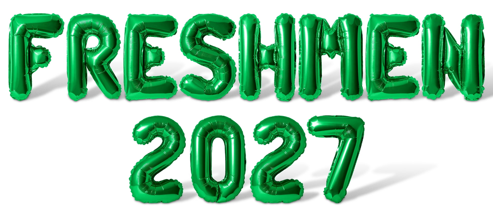 Letter Balloons - FRESHMEN 2027 16" Inch Alphabet Letters Foil Mylar ...