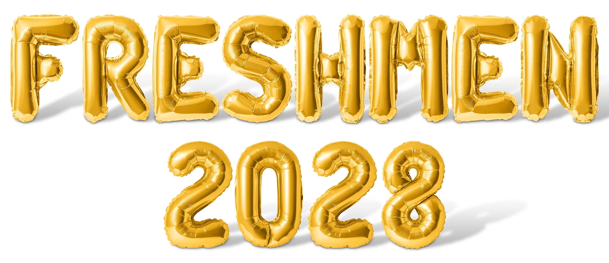Letter Balloons - FRESHMEN 2028 16" Inch Alphabet Letters Foil Mylar ...