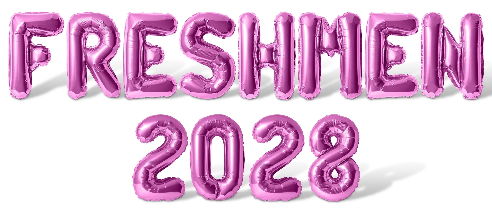 Letter Balloons -FRESHMEN 2028 16" Inch Alphabet Letters Foil Mylar ...