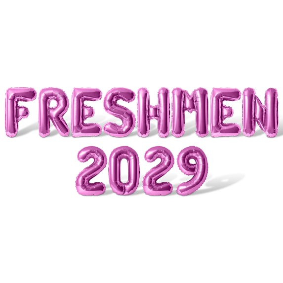 Letter Balloons - FRESHMEN 2029 16" Inch Alphabet Letters Foil Mylar ...