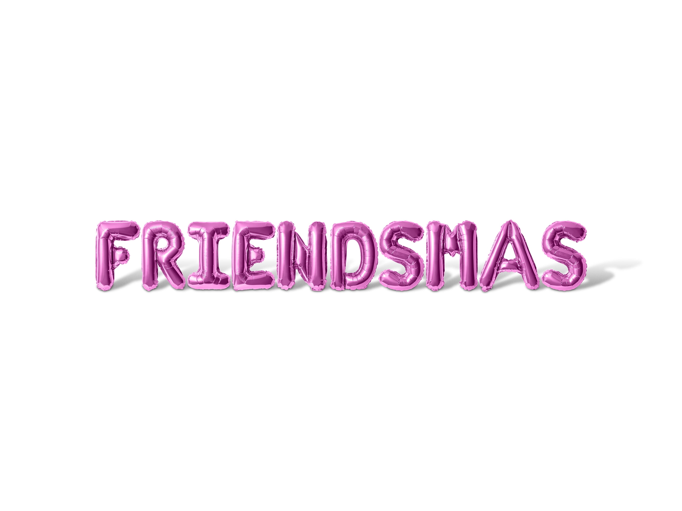 Letter Balloons - FRIENDSMAS 16" Inch Alphabet Letters Foil Mylar ...