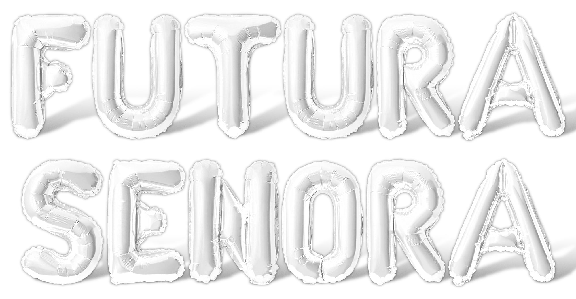 Letter Balloons - FUTURA SENORA 16" Inch Alphabet Letters Foil Mylar ...