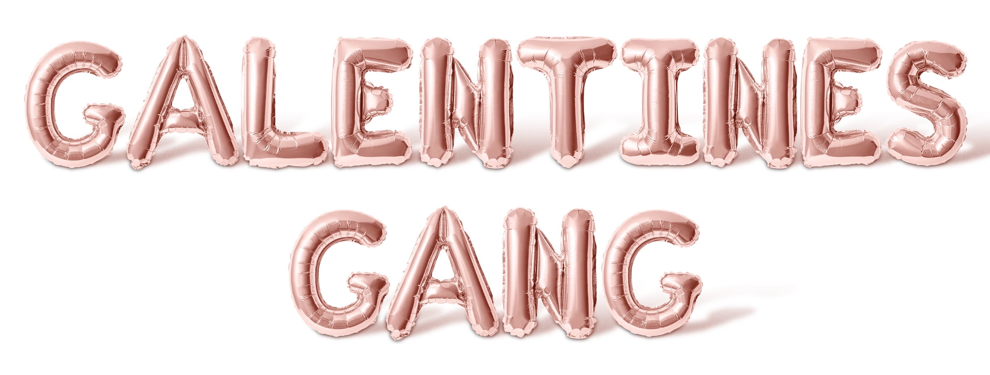 Letter Balloons - GALENTINES GANG 16" Inch Alphabet Letters Foil Mylar ...