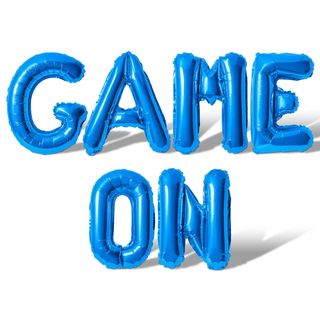 Letter Balloons - GAME ON 16" Inch Alphabet Letters Foil Mylar Balloon ...