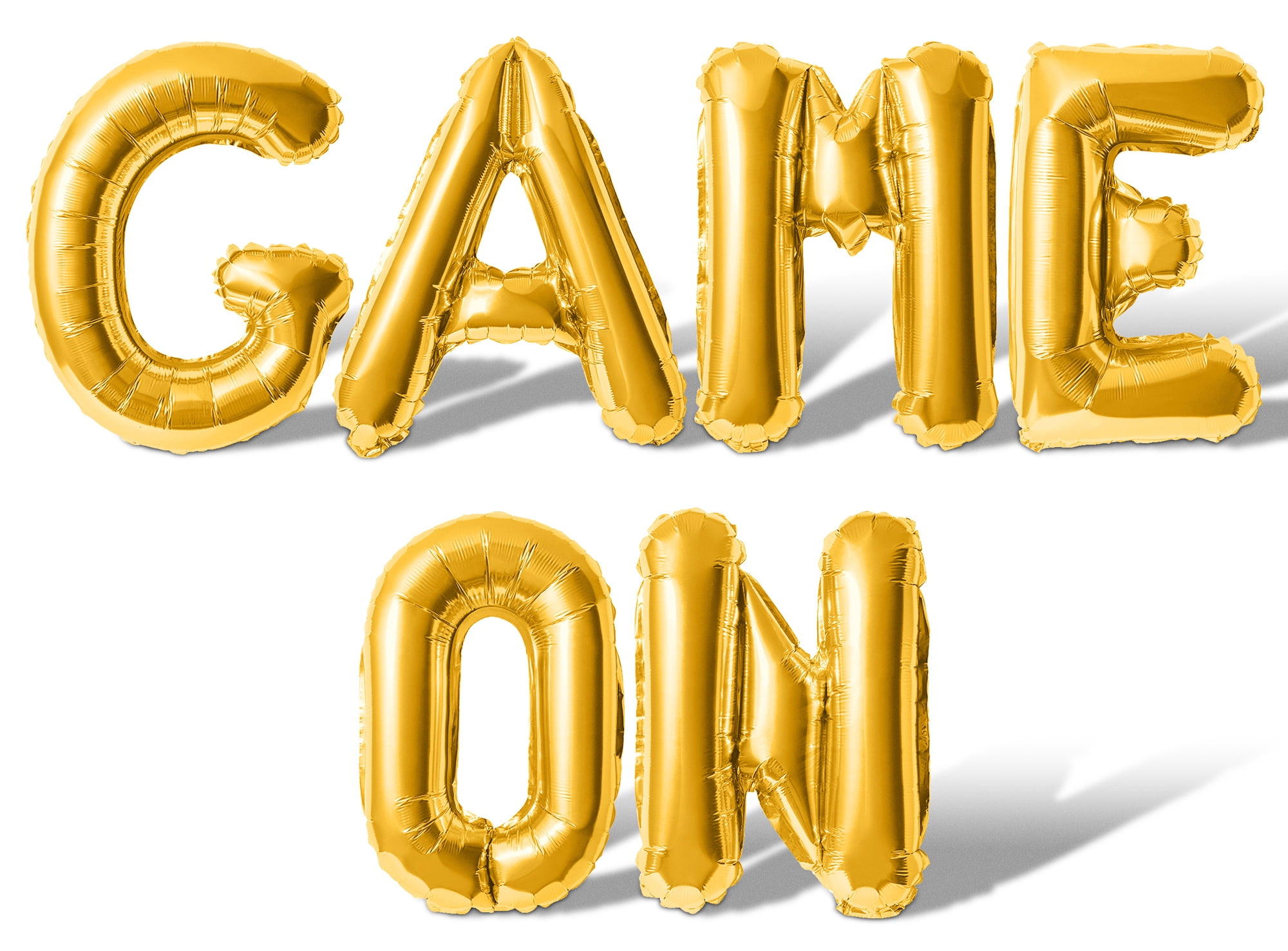 Letter Balloons - GAME ON 16" Inch Alphabet Letters Foil Mylar Balloon ...