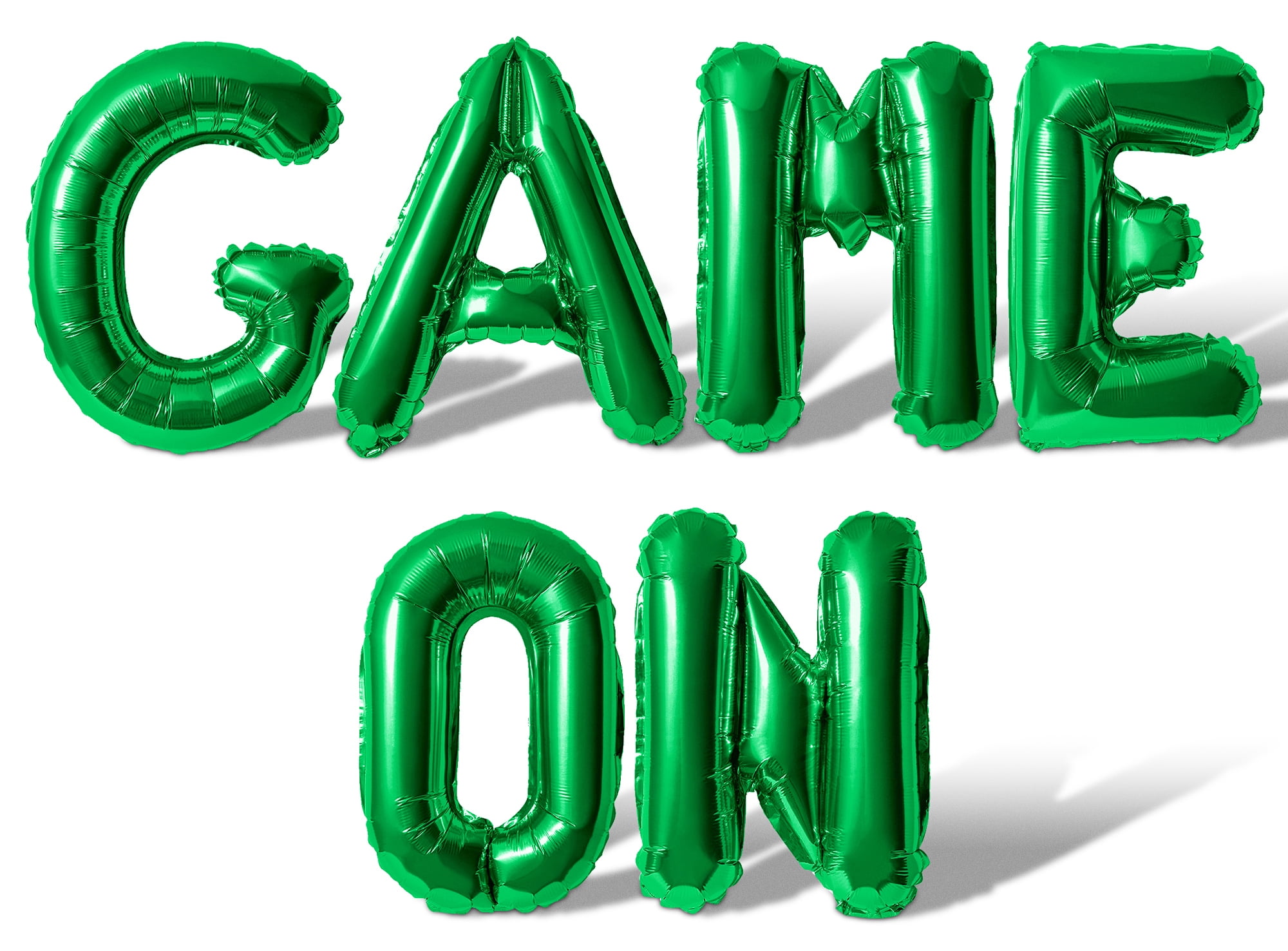 Letter Balloons - GAME ON 16" Inch Alphabet Letters Foil Mylar Balloon ...