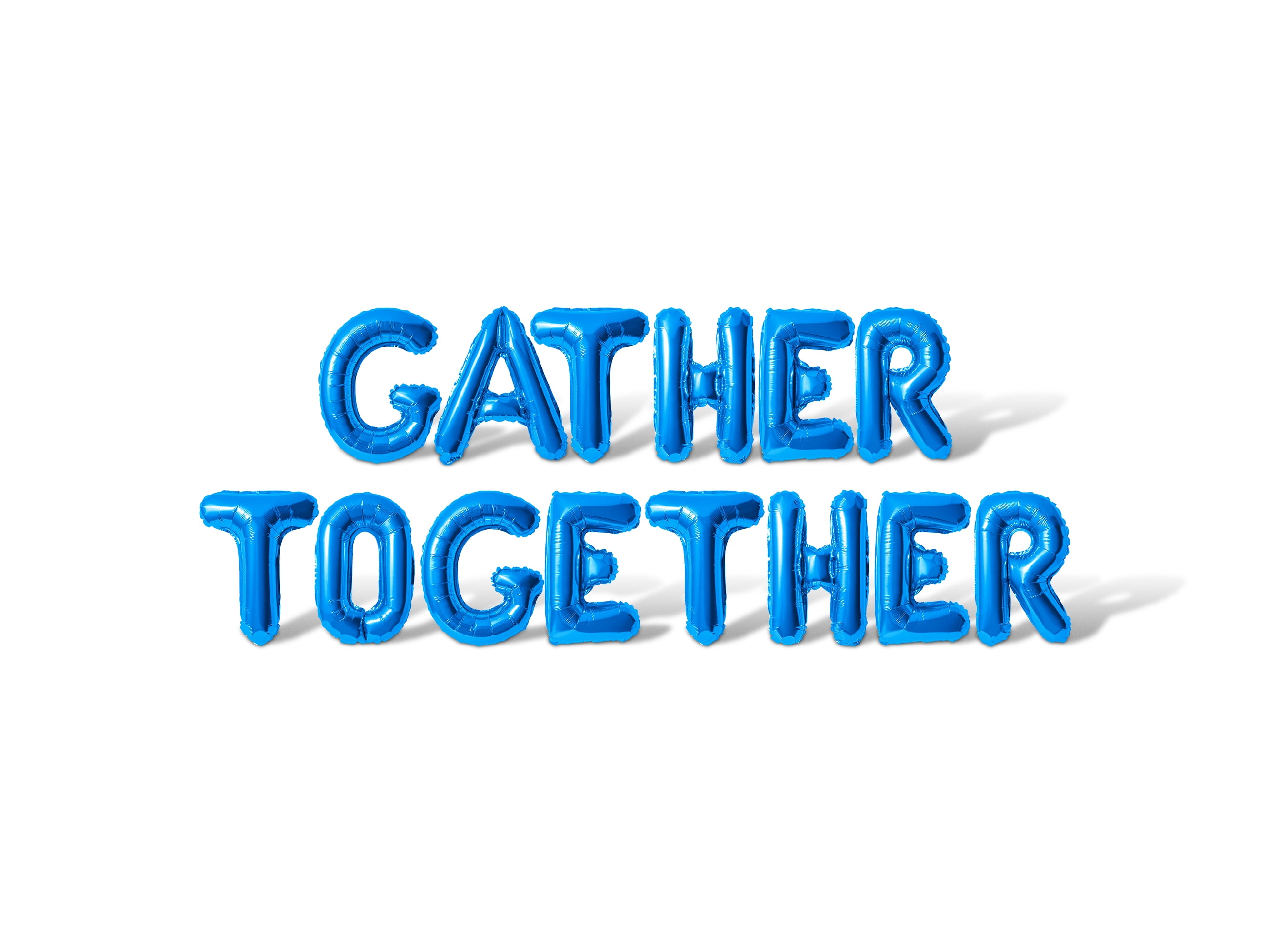 Letter Balloons - GATHER TOGETHER 16" Inch Alphabet Letters Foil Mylar ...