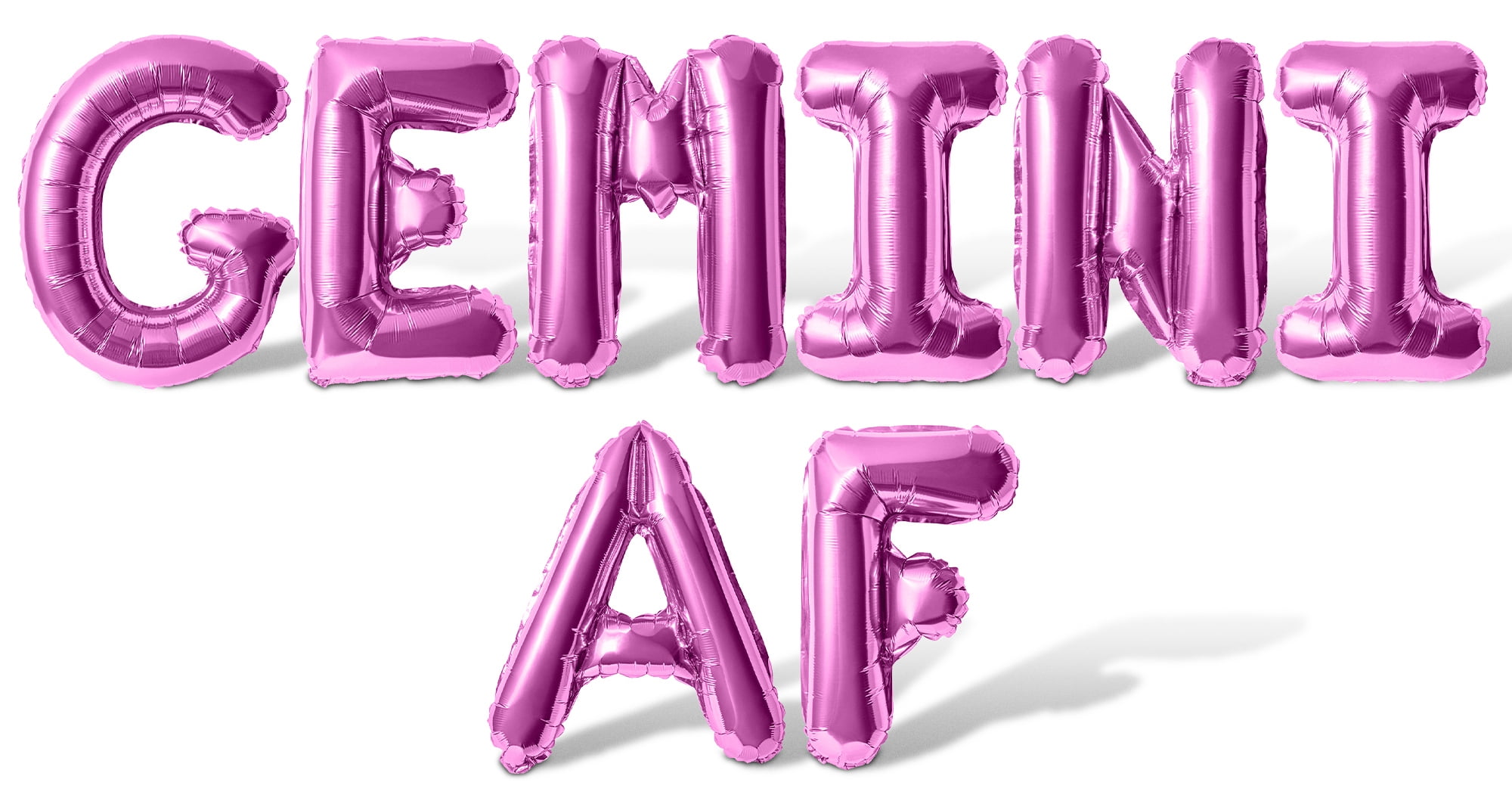 Letter Balloons - GEMINI AF 16" Inch Alphabet Letters Foil Mylar ...