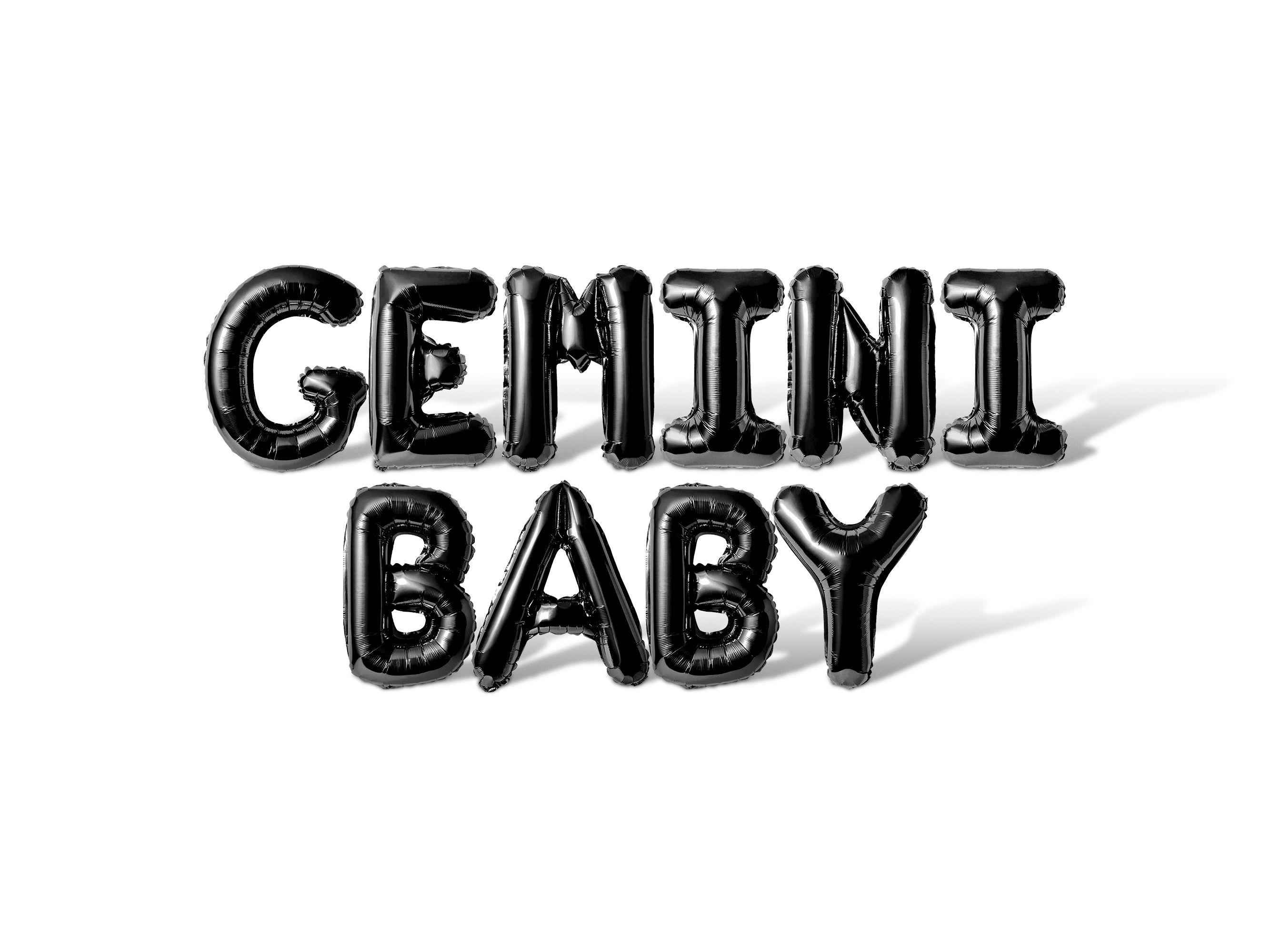 Letter Balloons - GEMINI BABY 16" Inch Alphabet Letters Foil Mylar ...