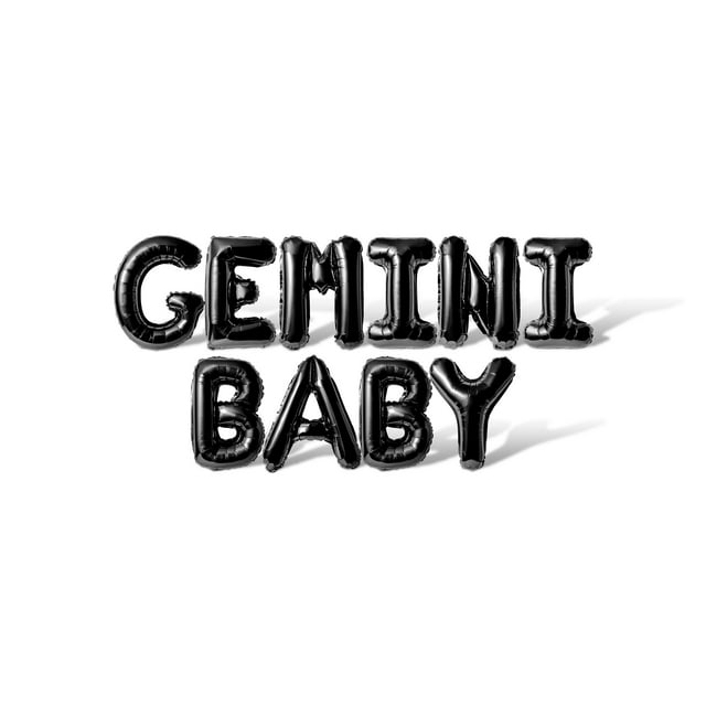 Letter Balloons - GEMINI BABY 16" Inch Alphabet Letters Foil Mylar ...