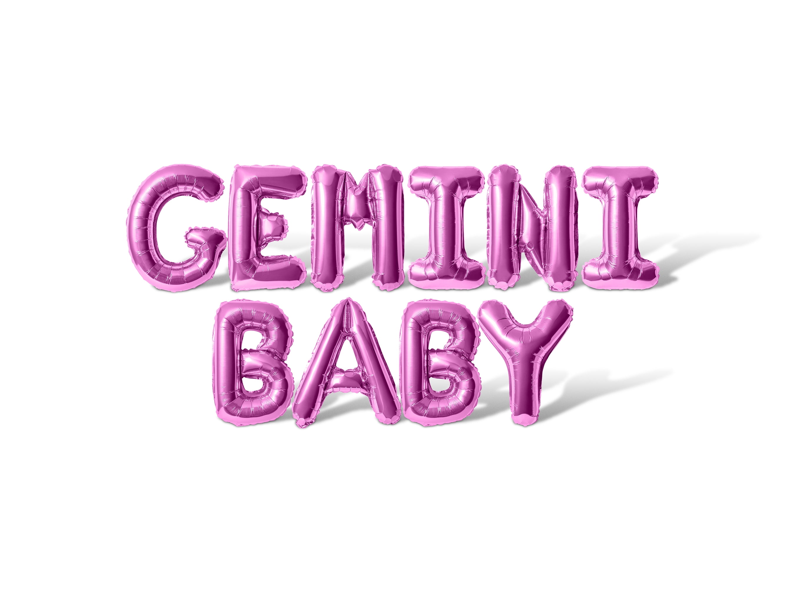 Letter Balloons - GEMINI BABY 16" Inch Alphabet Letters Foil Mylar ...