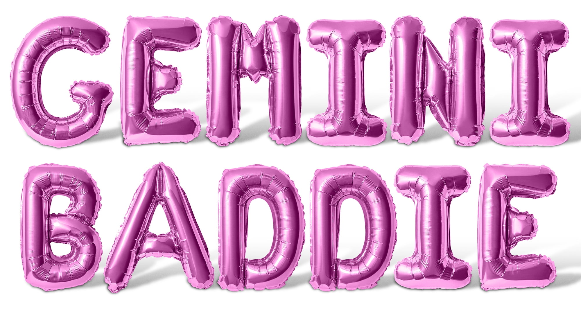 Letter Balloons - GEMINI BADDIE 16" Inch Alphabet Letters Foil Mylar ...